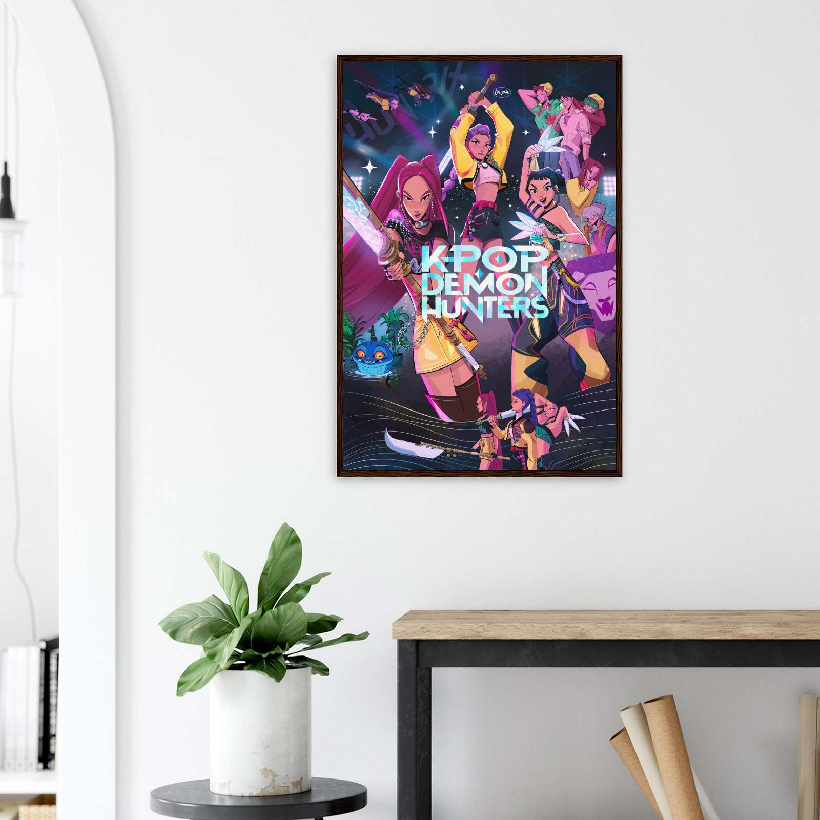 Kpop Demon Hunters Movie Poster, Full-Size Poster, Ready to Hang ...