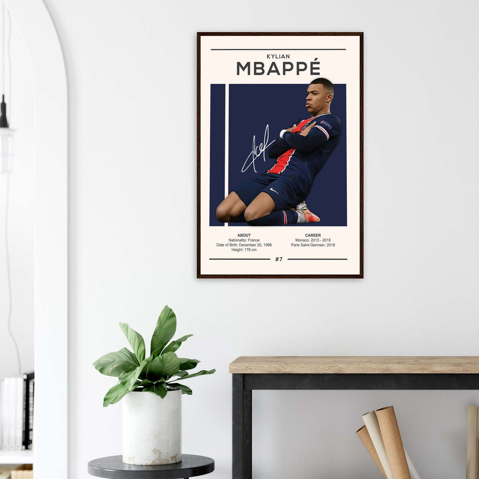 Kylian Mbappe Poster, Football Player Poster, Sports Poster, Full-Size ...