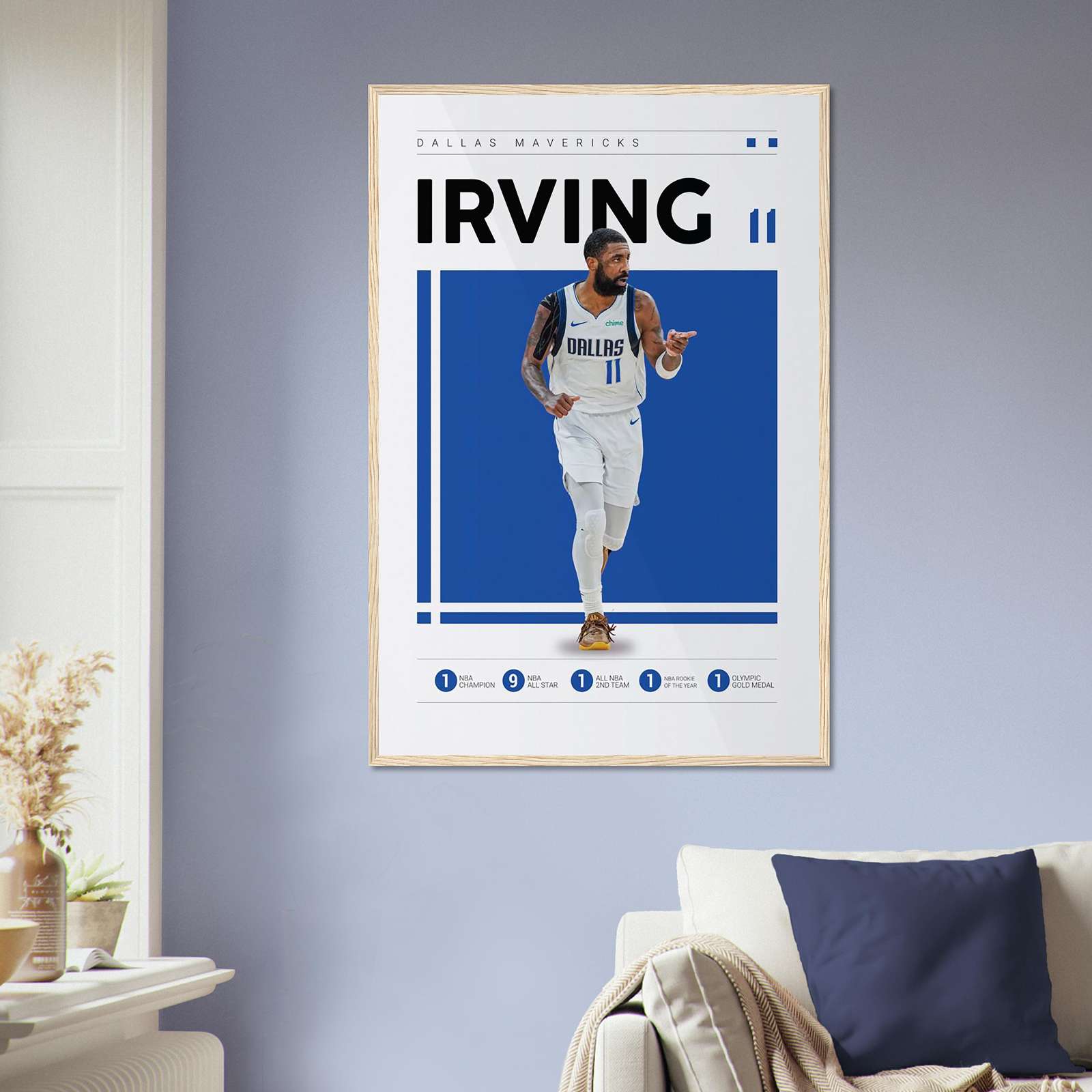 Kyrie Irving Poster, Sports Poster, Basketball Poster, Full-Size Poster ...