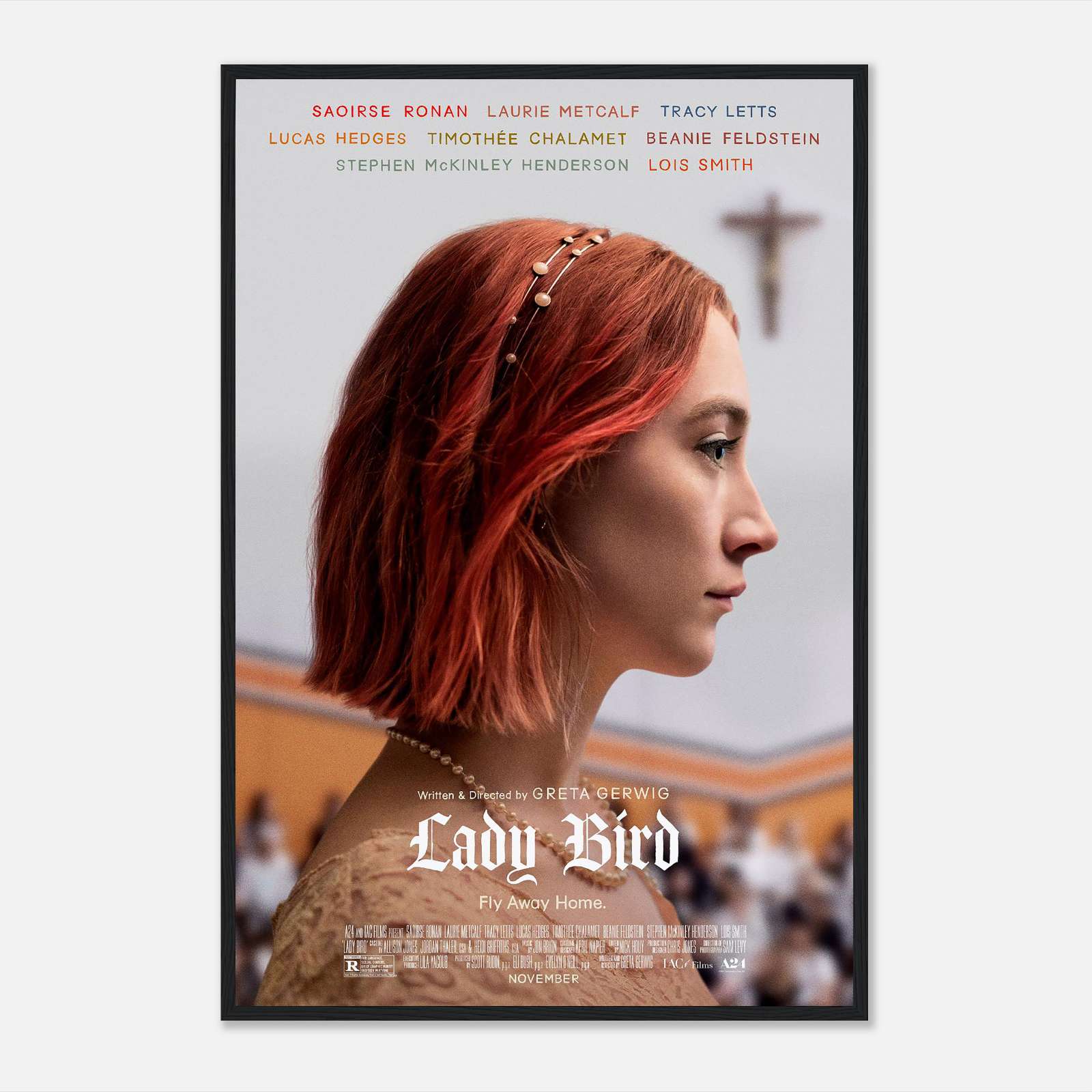 Lady Bird Movie Poster, Lady Bird Poster, Classic Movie Poster, Full-Size Poster, Ready to Hang ...