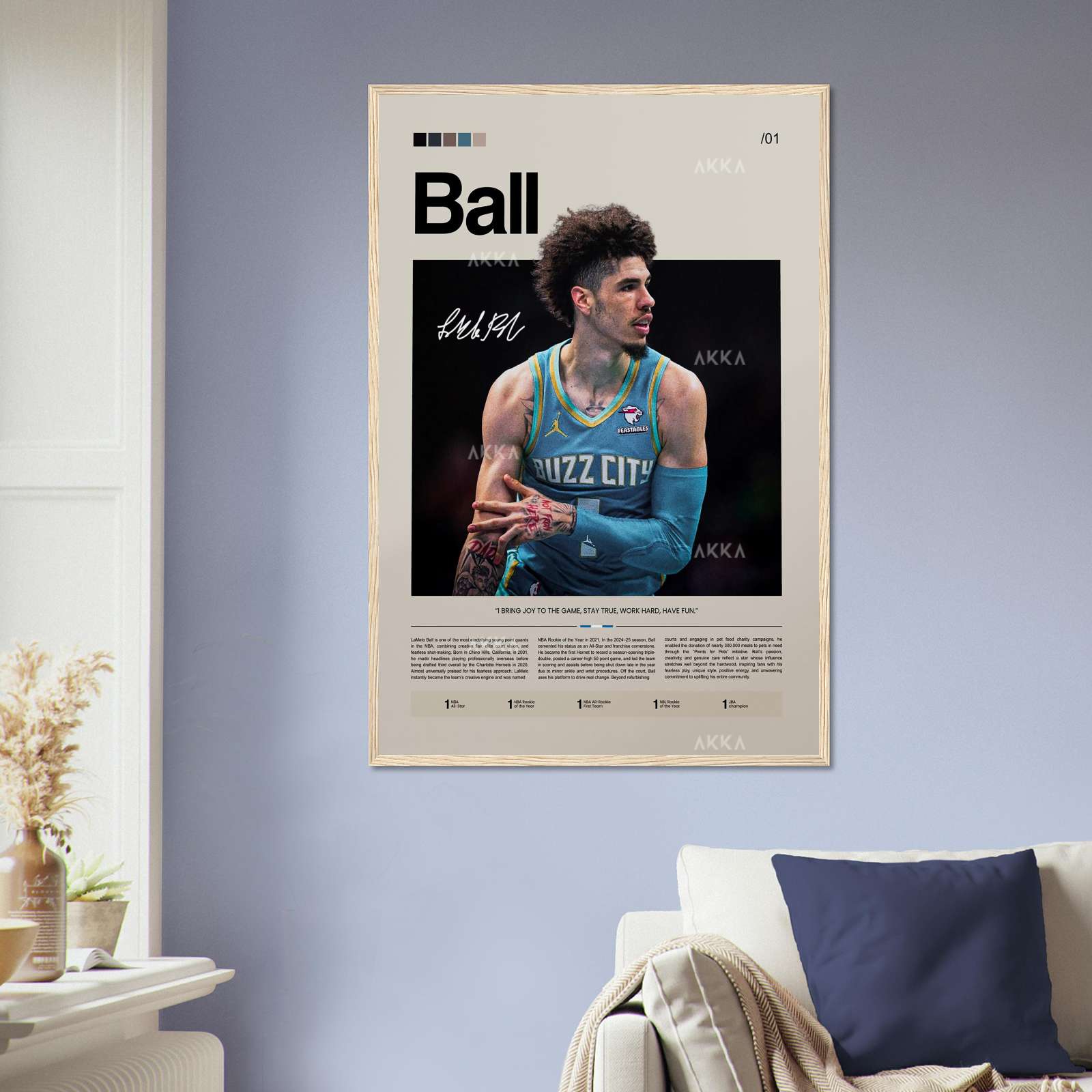 Lamelo Ball Poster, Basketball Poster, Basketball Player Poster, Full ...