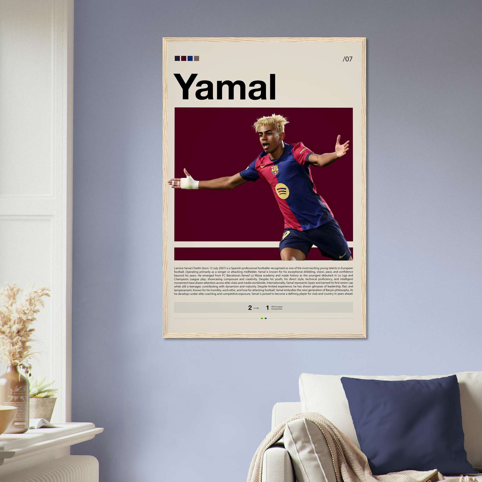 Lamine Yamal Poster, Football Player Poster, Sports Poster, Football ...