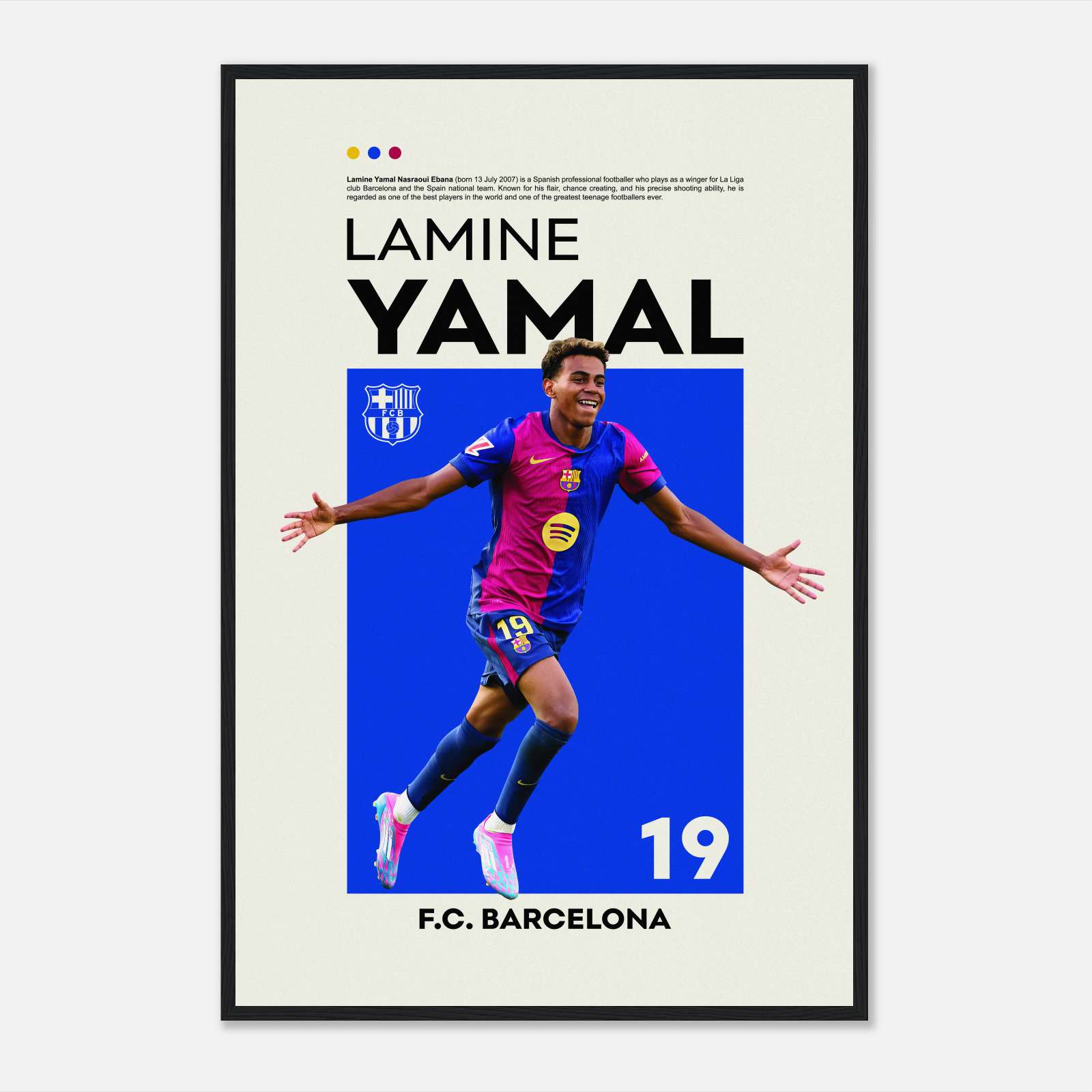 Lamine Yamal Poster, Sports Poster, Football Poster, Full-Size Poster ...