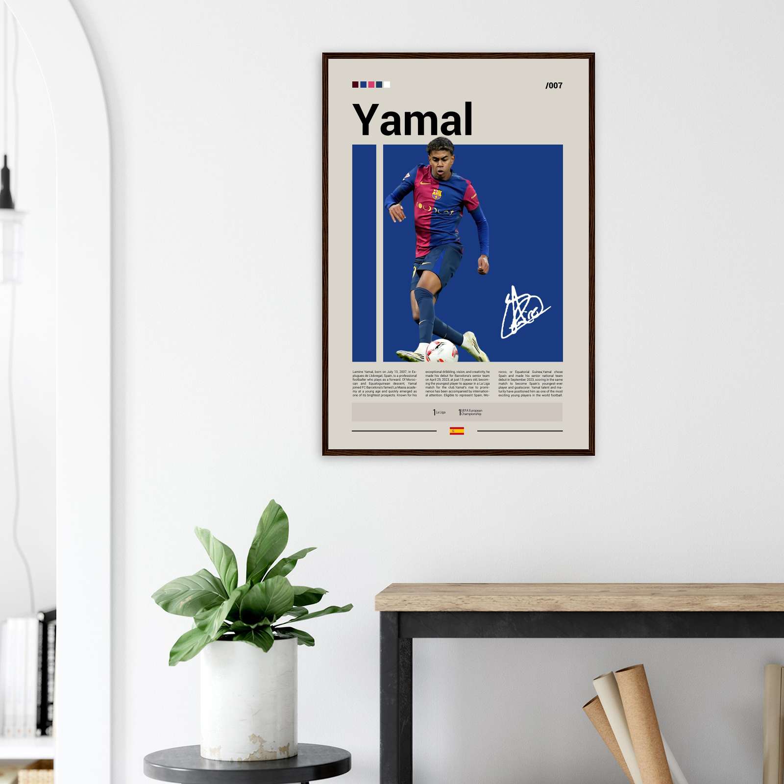 Lamine Yamal Poster, Sports Poster, Full-Size Poster, Ready to Hang ...