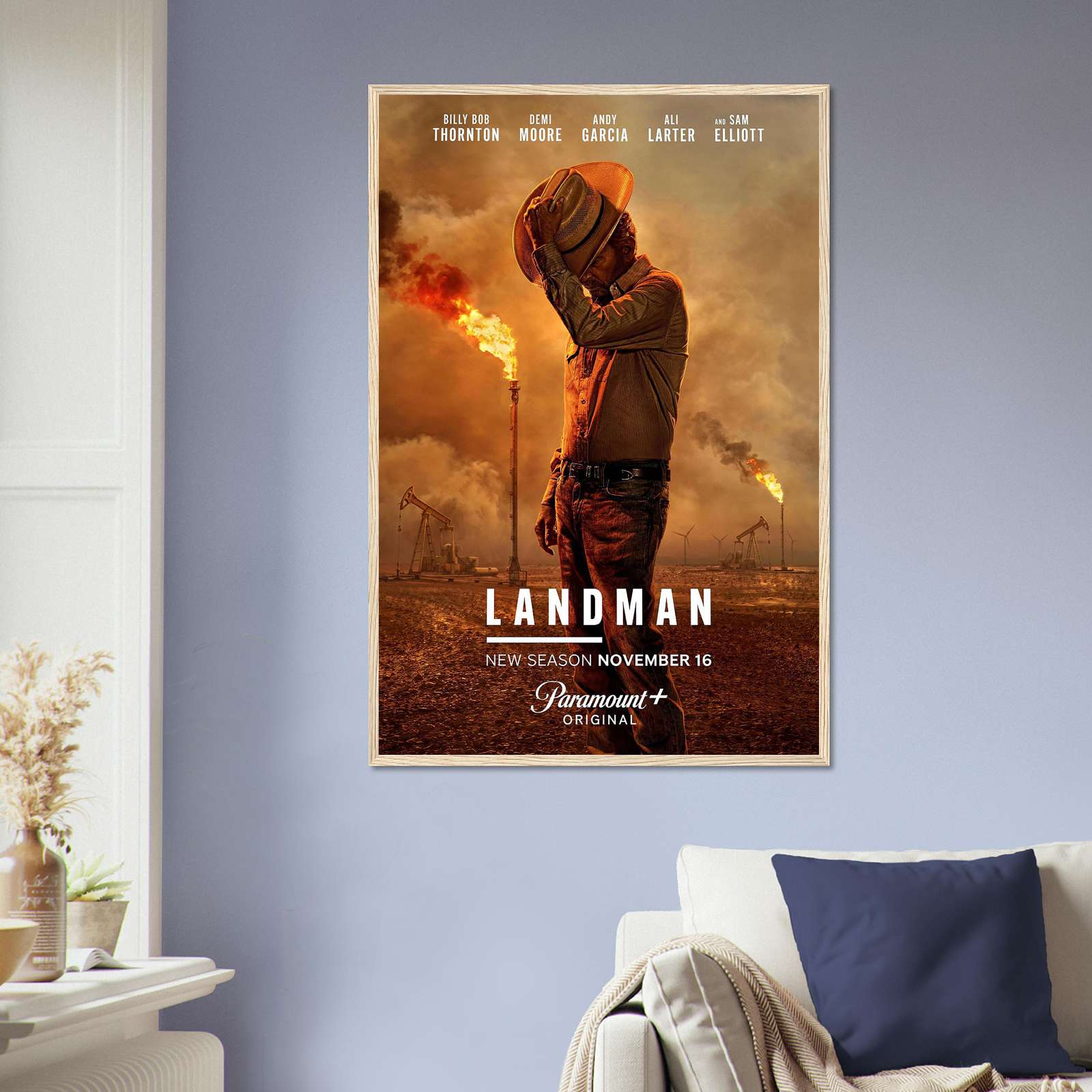 Landman Tv Series Poster, Landman Movie Poster, Film Poster, Full-Size ...
