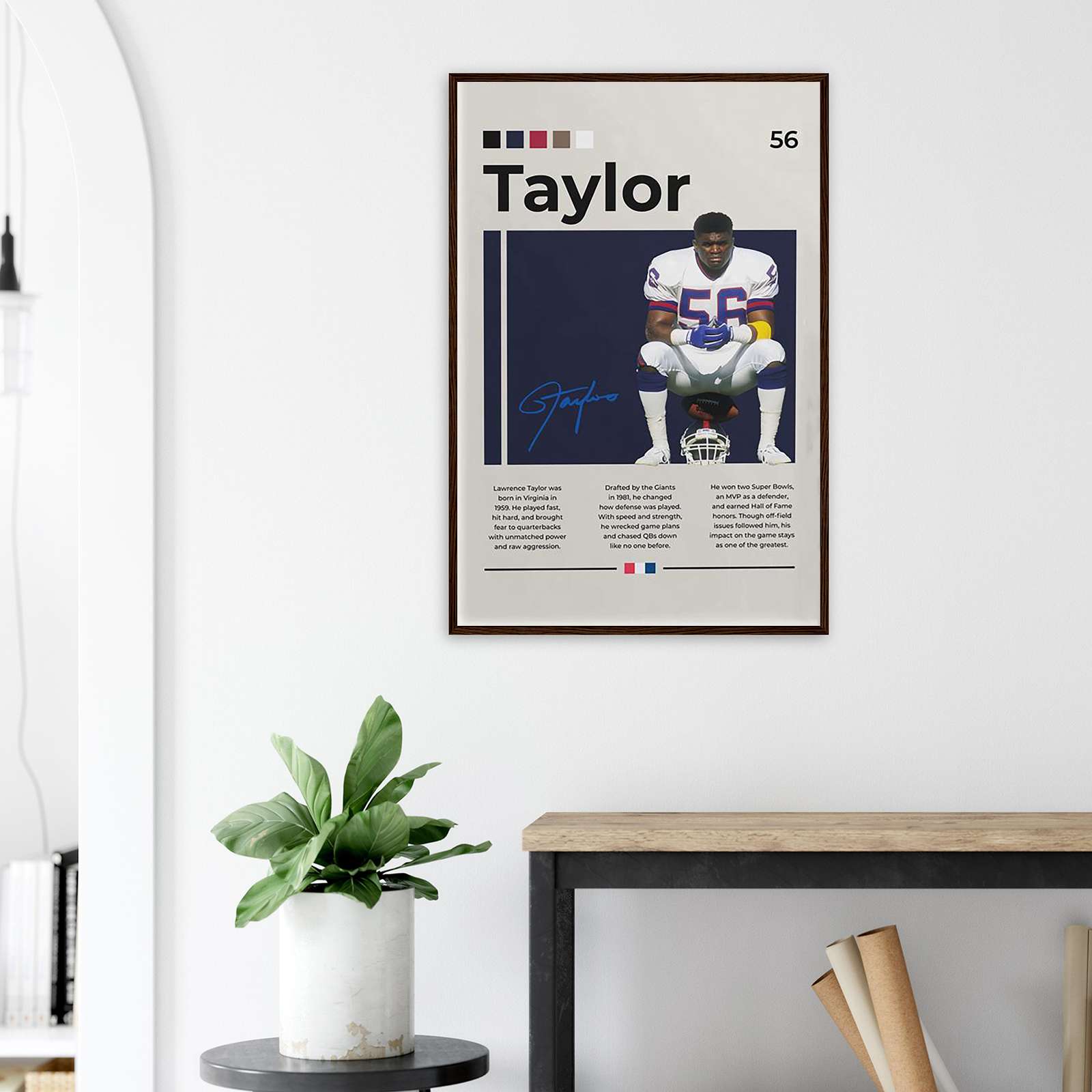 Lawrence Taylor Poster, Lawrence Taylor Football Poster, Sports Poster ...