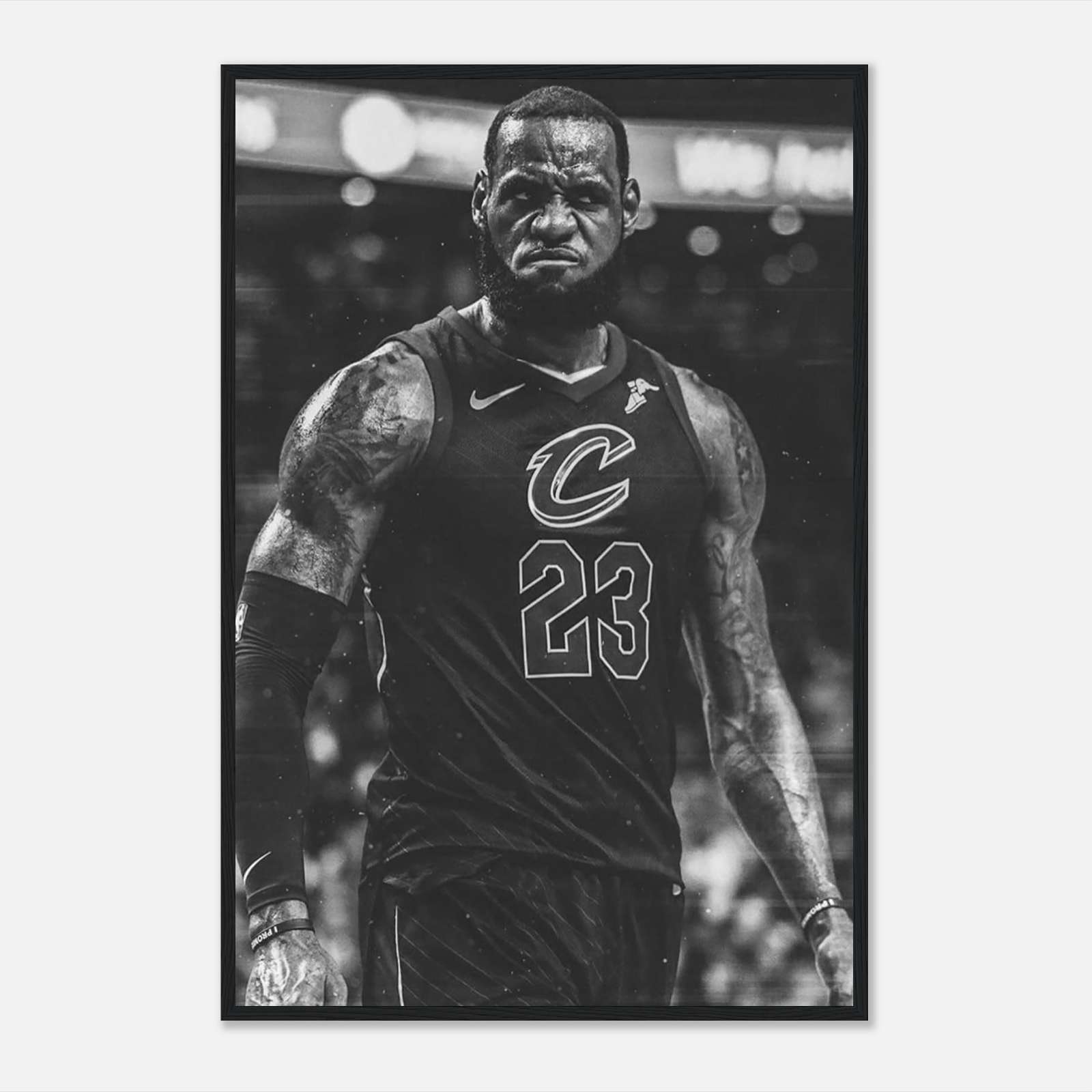Lebron James Poster, Basketball Poster, Basketball Player Poster 2 ...