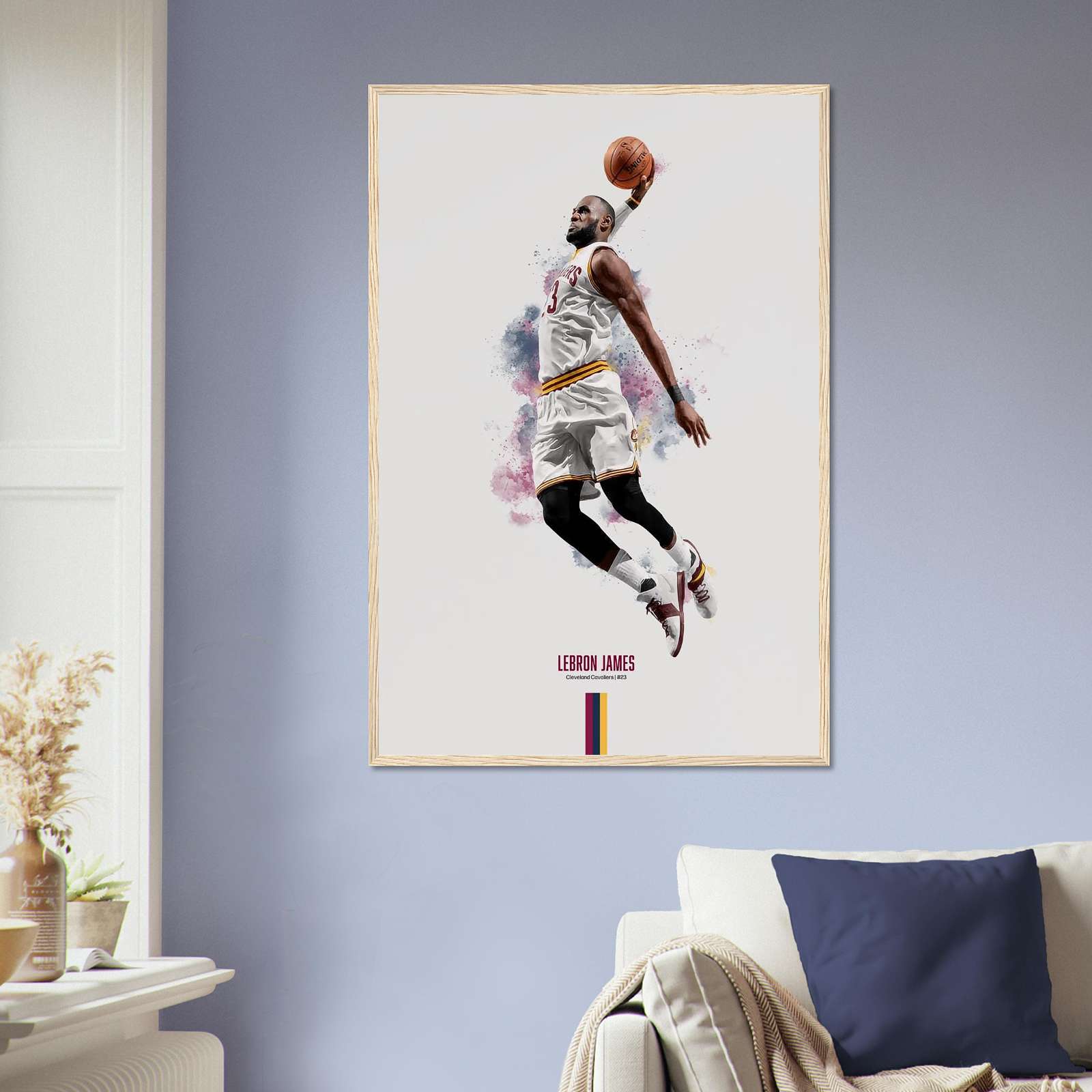 Lebron James Poster, Basketball Poster, Basketball Player Poster ...