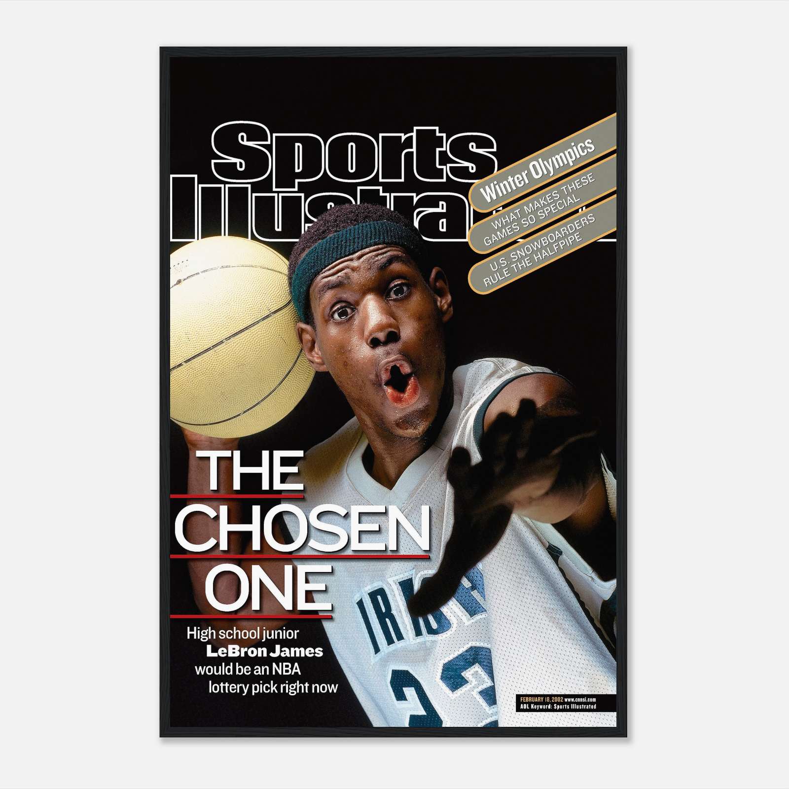 Lebron James Poster, Basketball Poster, Full-Size Poster, Ready to Hang ...