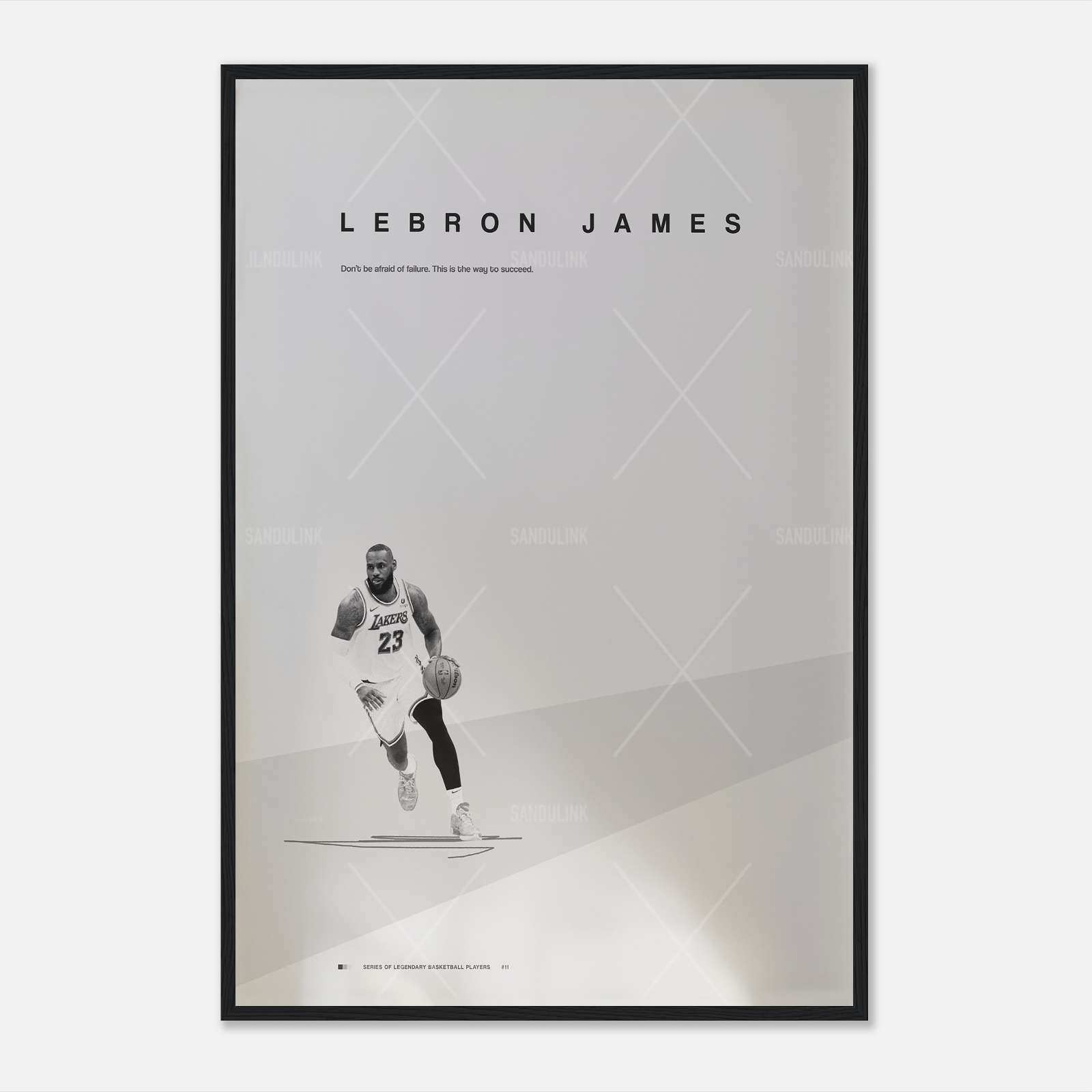 Lebron James Poster, Basketball Poster, Sports Poster, Basketball Gift ...