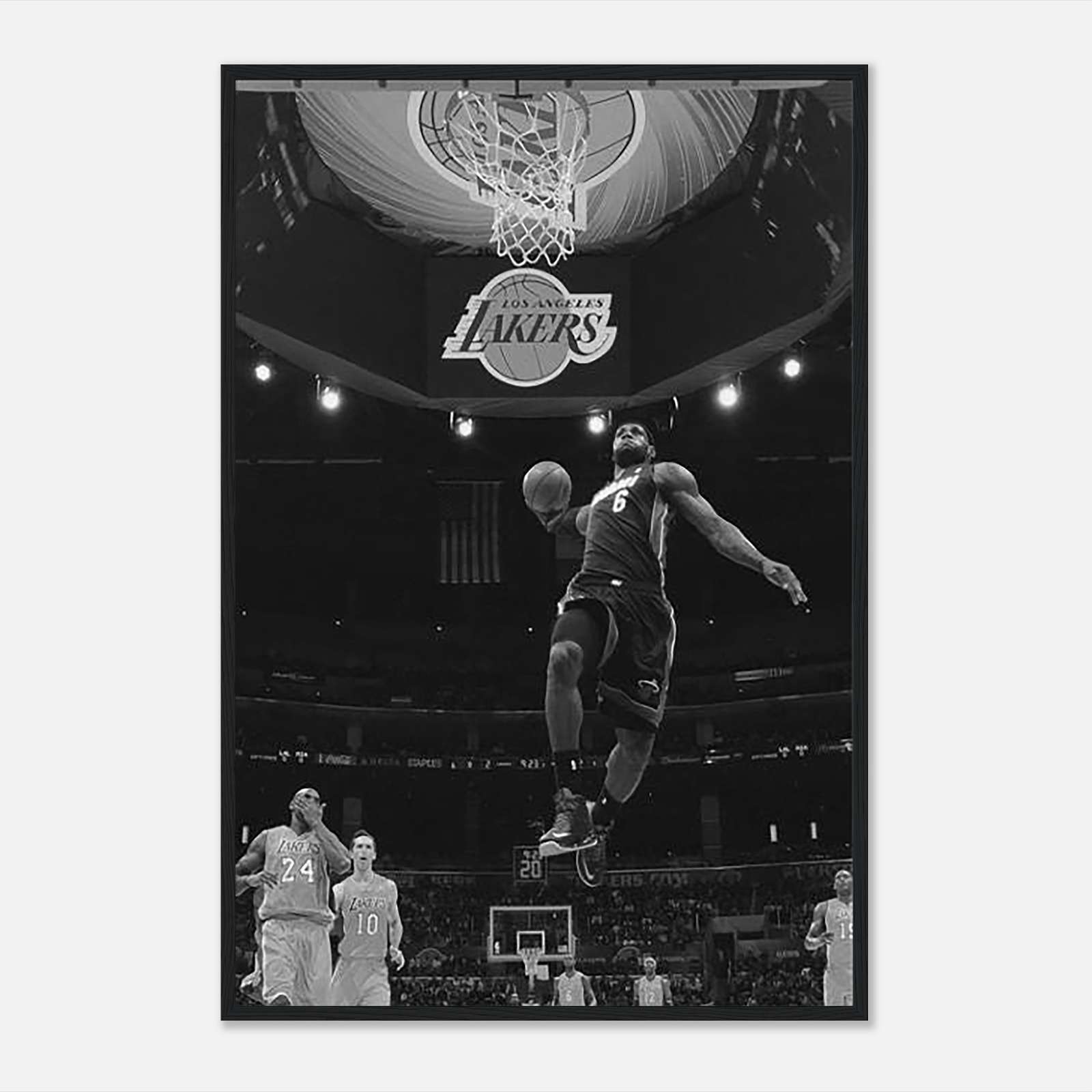 Lebron James Poster, Basketball Print, Basketball Canvas, Motivational ...