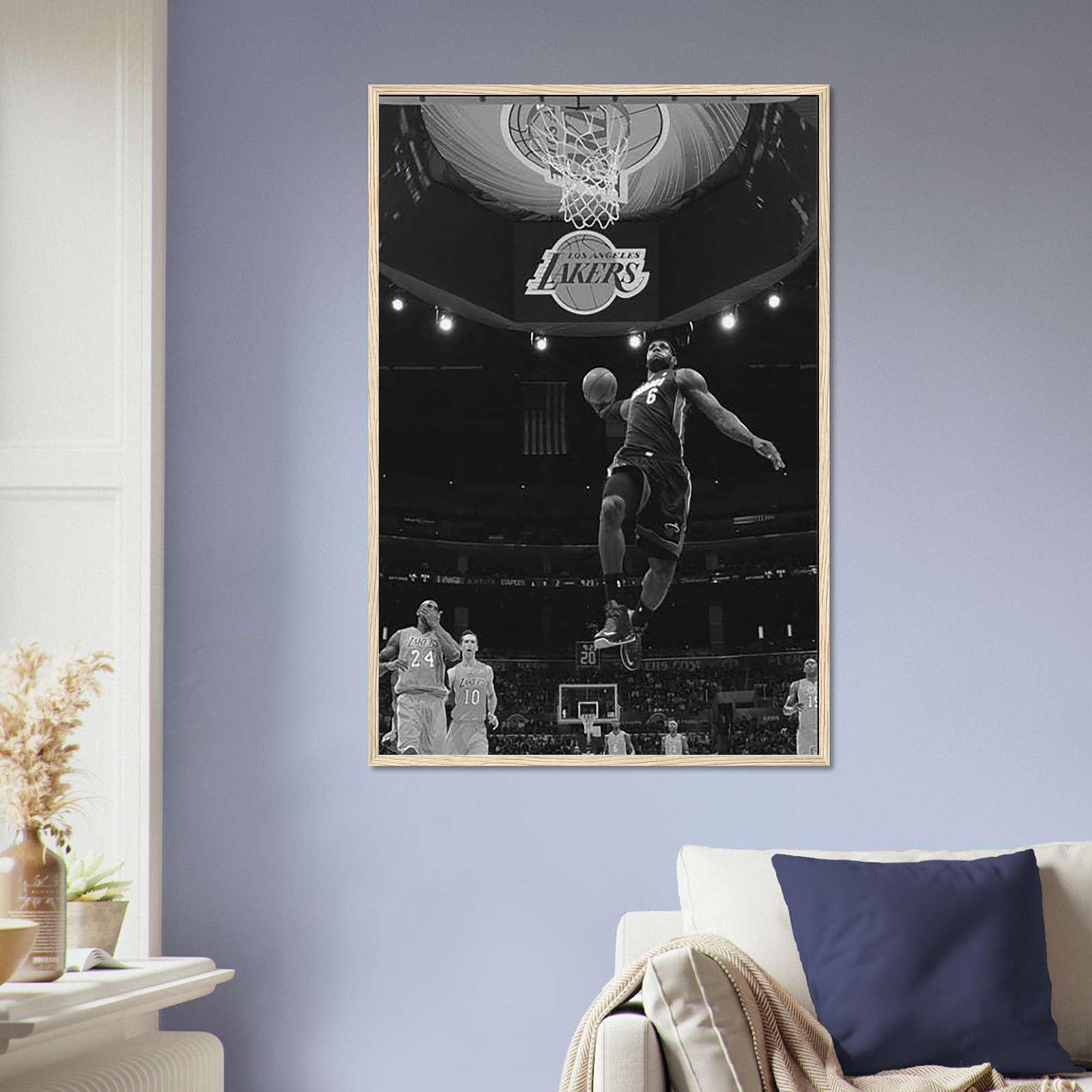 Lebron James Poster, Basketball Print, Basketball Canvas, Motivational ...