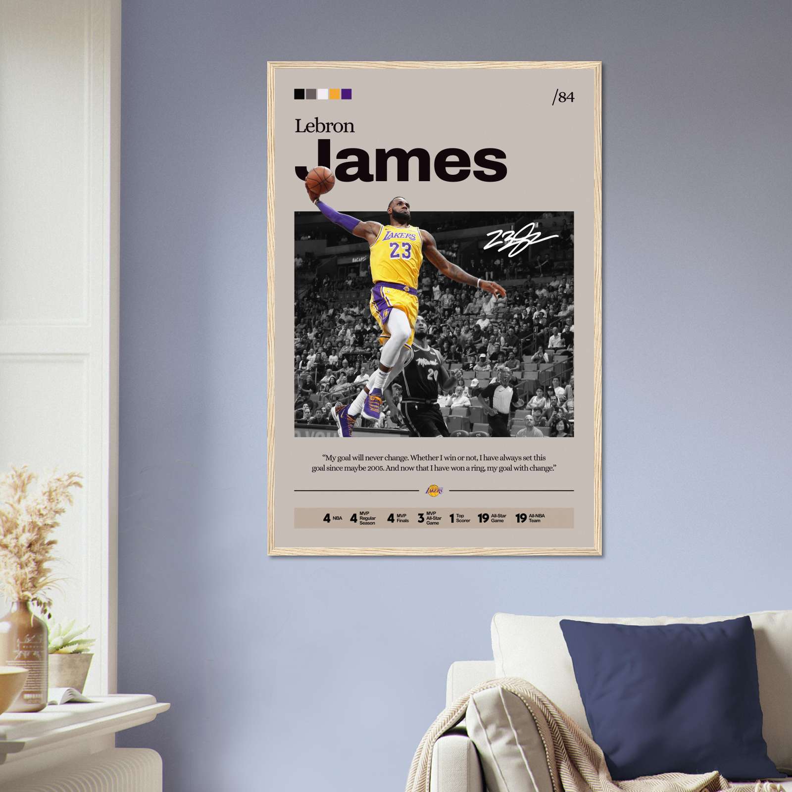 Lebron James Poster, Full-Size Poster, Ready to Hang - Citiesbox