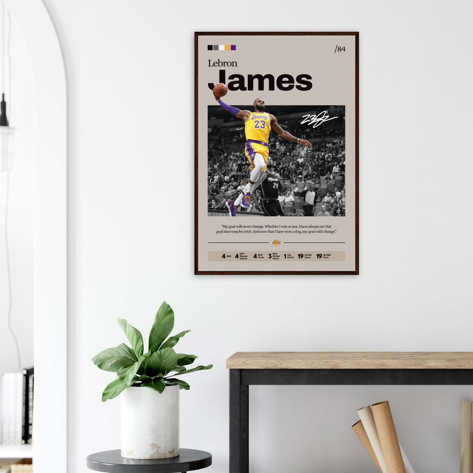 Lebron James Poster, Full-Size Poster, Ready to Hang - Citiesbox