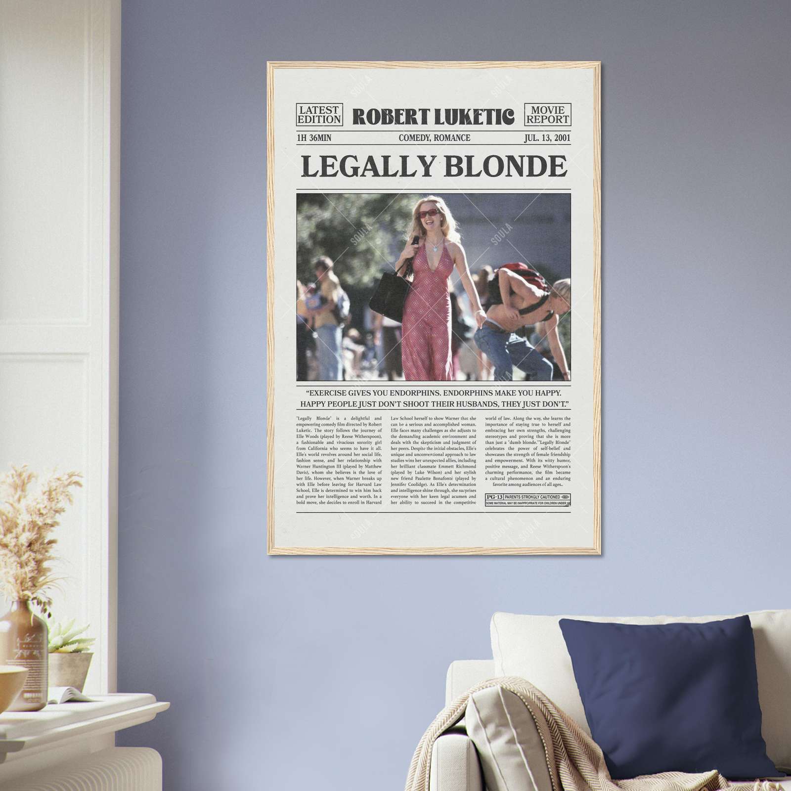 Legally Blonde Movie Poster, Legally Blonde Film Poster, Classic Movie ...