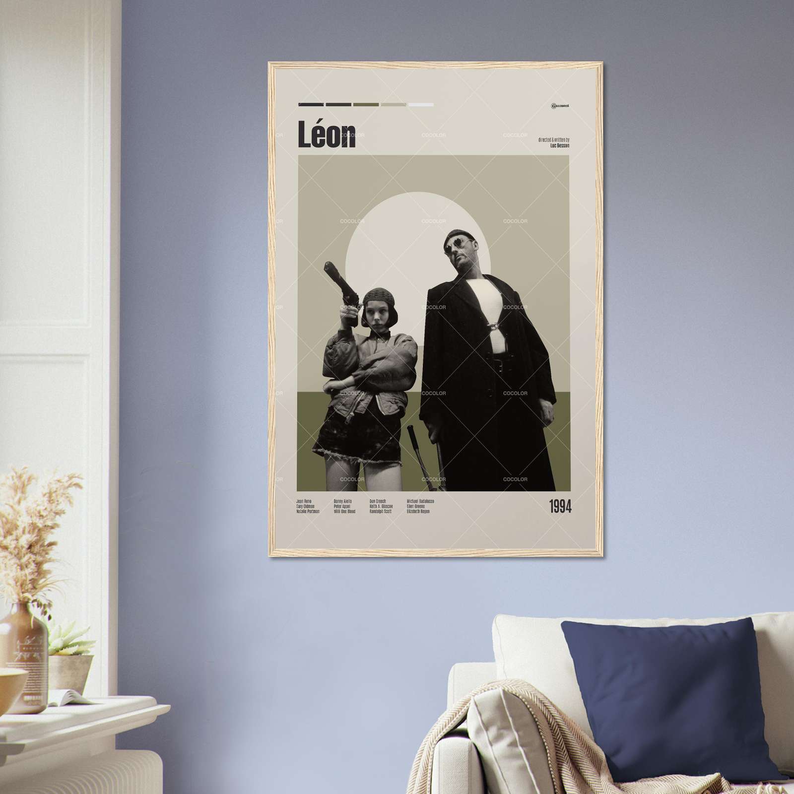 Leon Movie Poster, Leon Film Poster, Vintage Movie Poster, Movie Poster ...