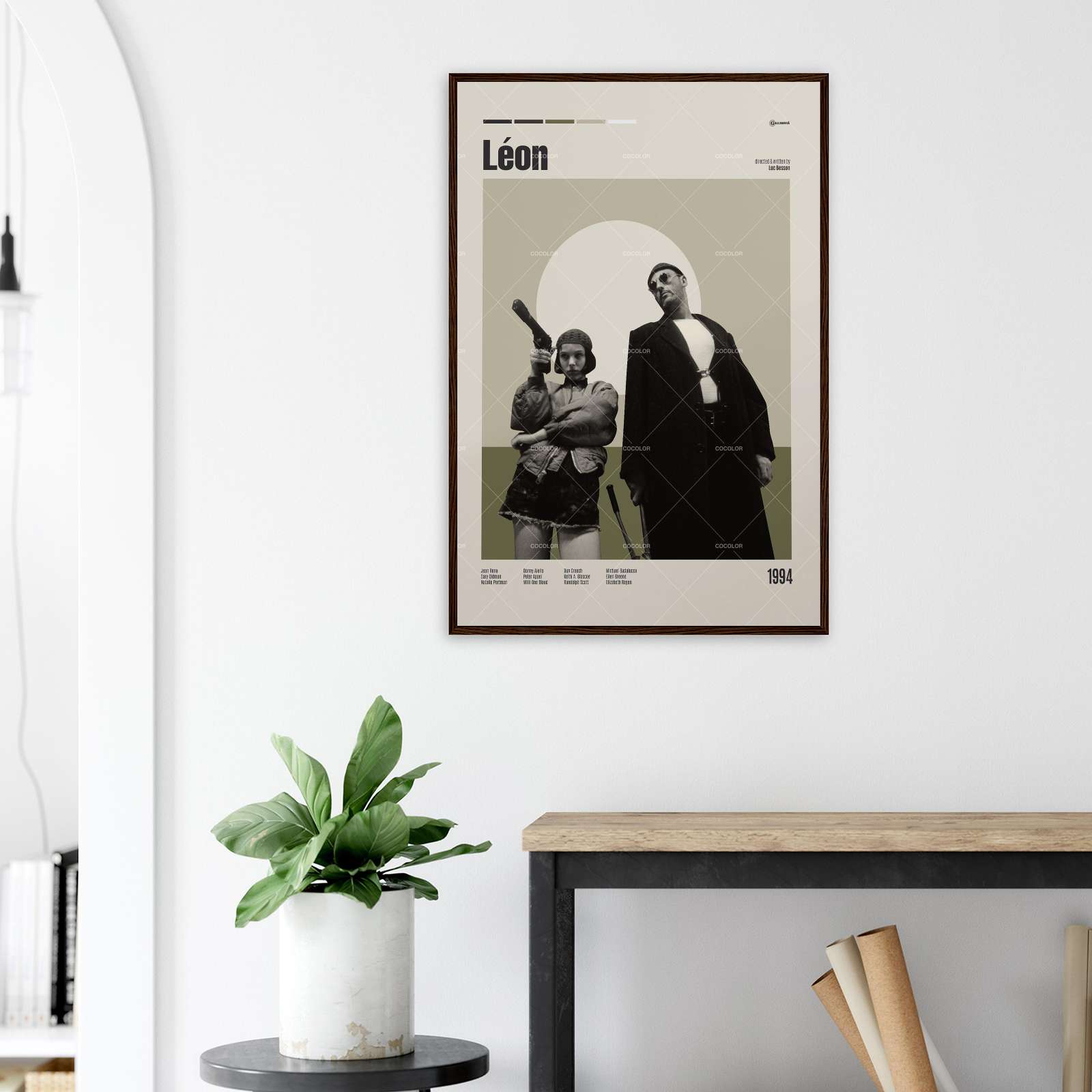 Leon Movie Poster, Leon Film Poster, Vintage Movie Poster, Movie Poster ...