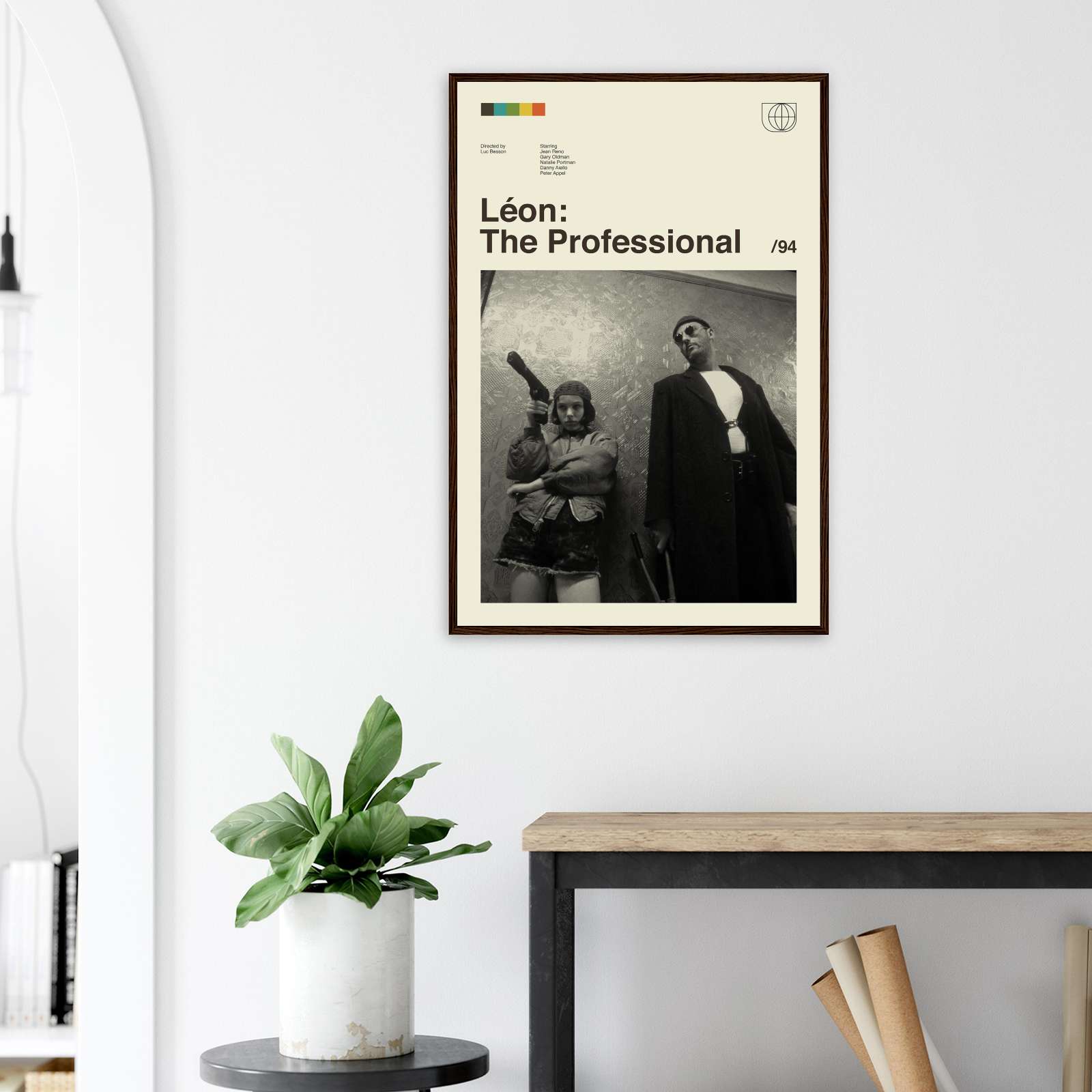 Leon The Professional Movie Poster, Vintage Movie Poster, Tv Series ...