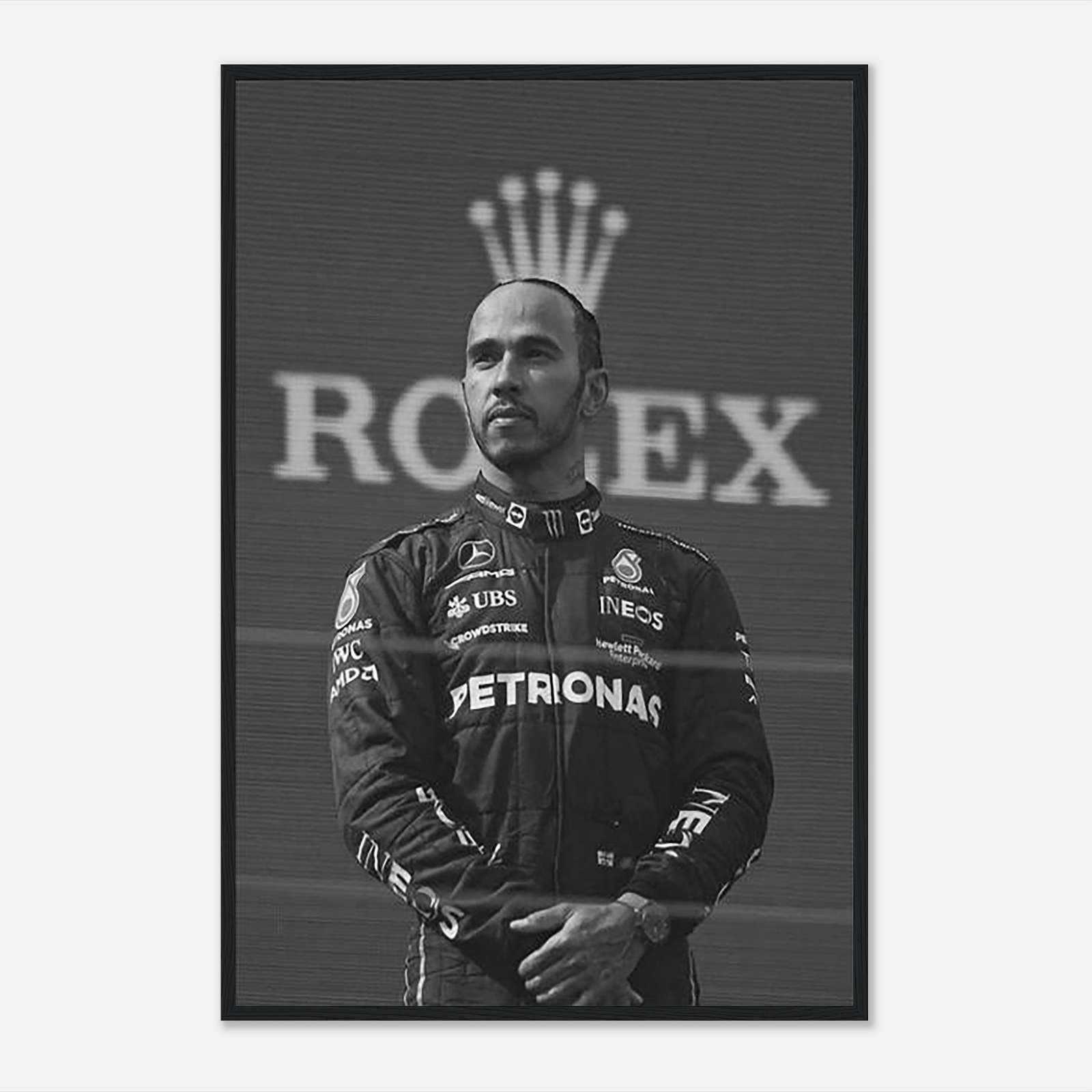 Lewis Hamilton Poster, Formula 1 Poster, Vintage F1 Poster, Full-Size ...