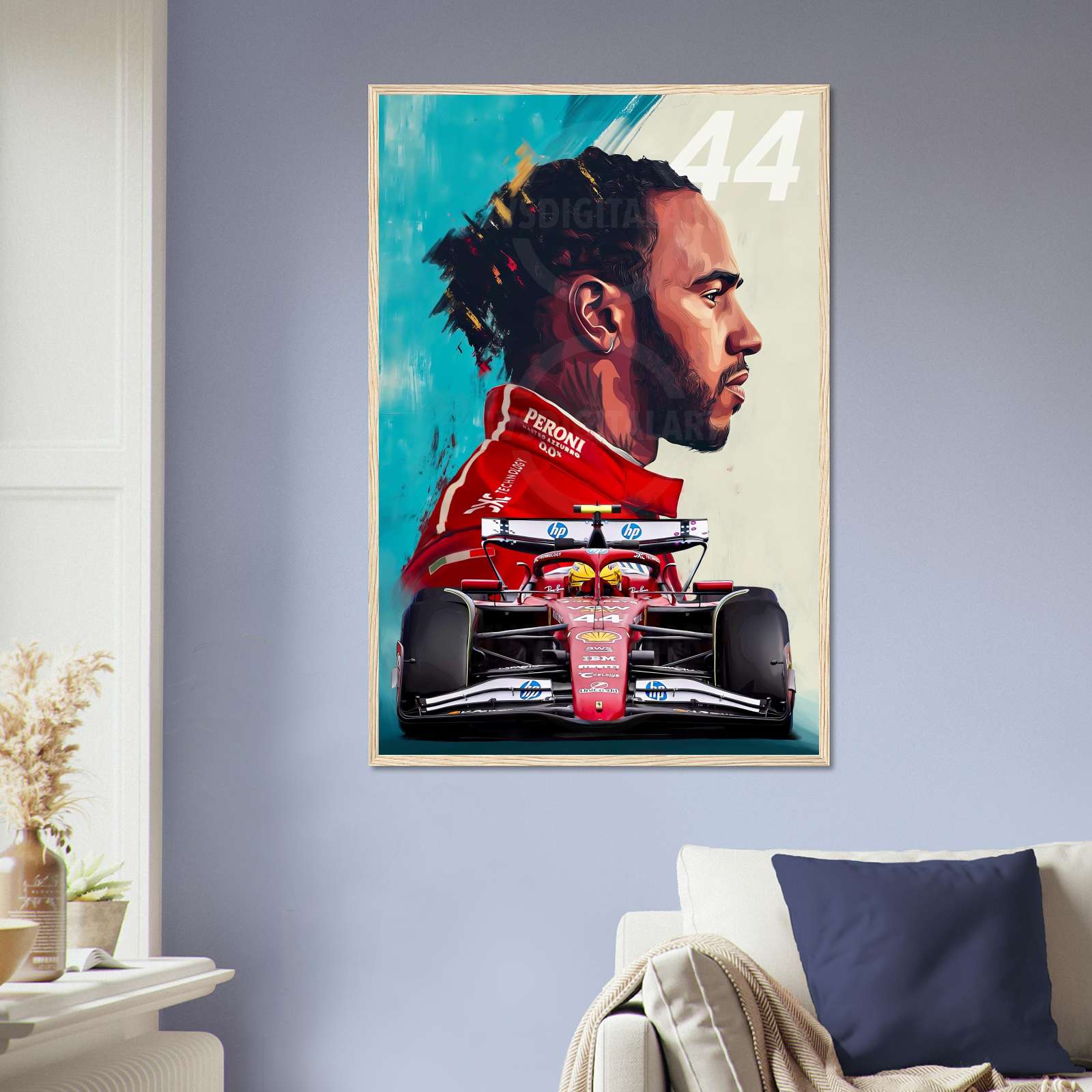Lewis Hamilton Poster, Formula F1 Poster, Sports Poster, Full-Size ...