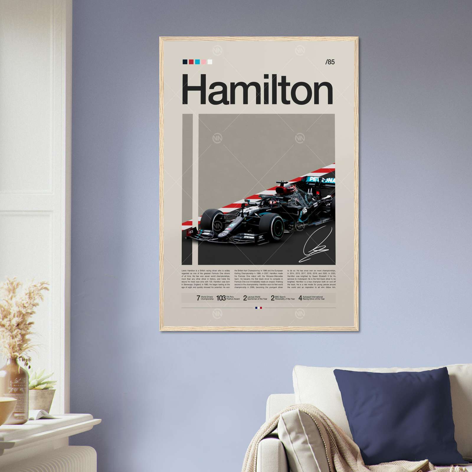 Lewis Hamilton Poster Formula One F1 Racing Poster Motorsports Formula ...