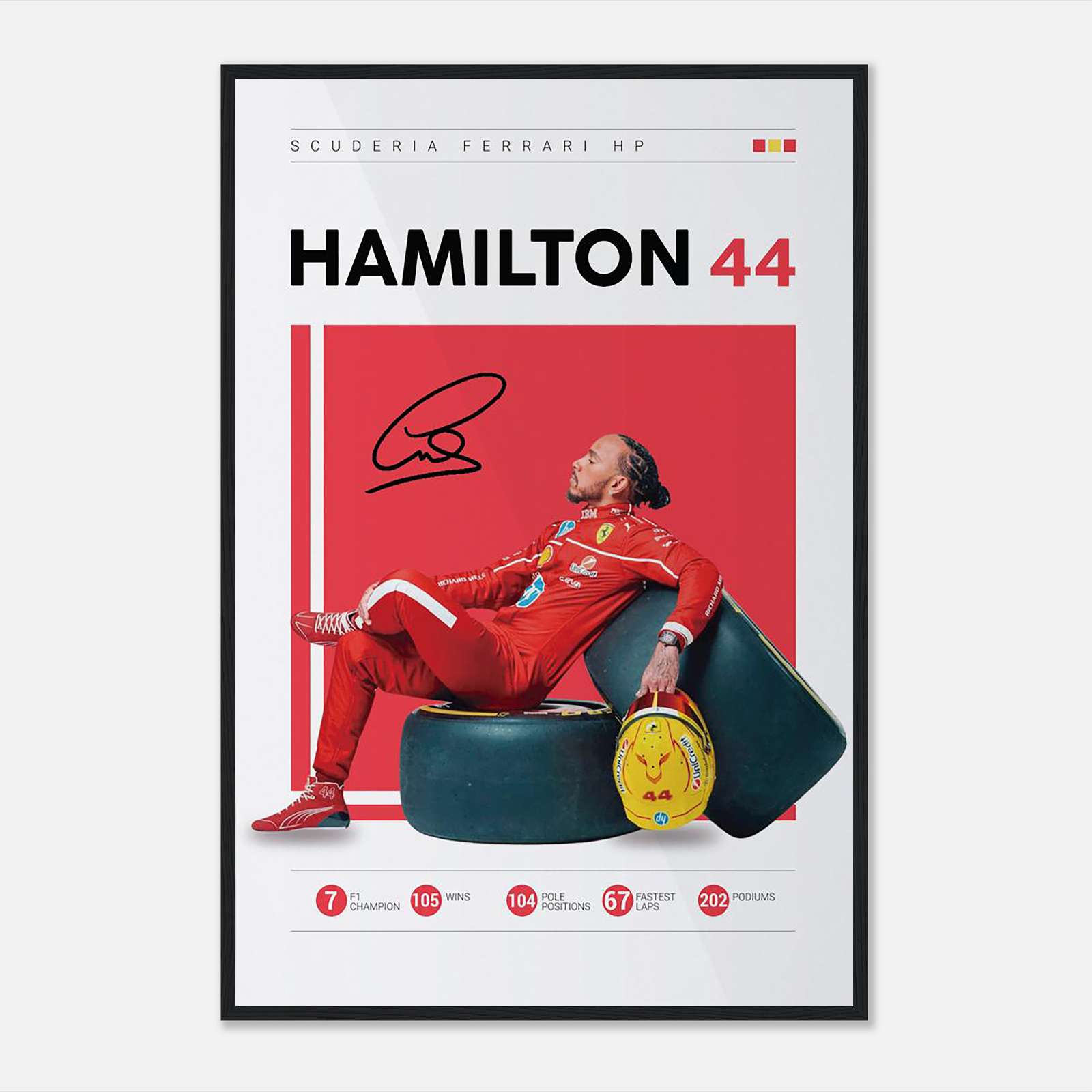 Lewis Hamilton Poster, Sports Poster, Formula 1 Poster, Full-Size ...