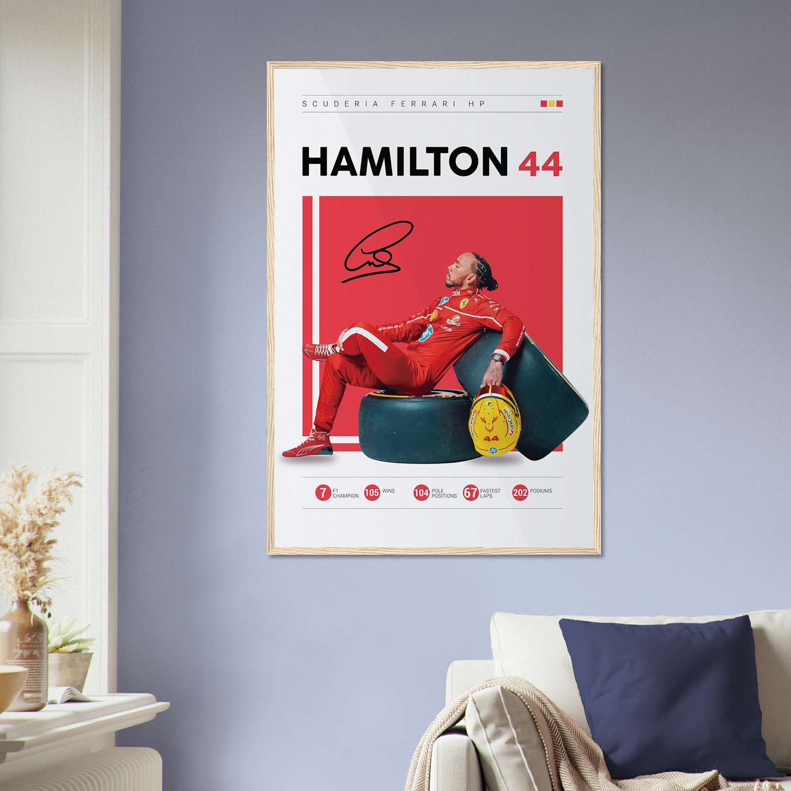 Lewis Hamilton Poster, Sports Poster, Formula 1 Poster, Full-Size ...