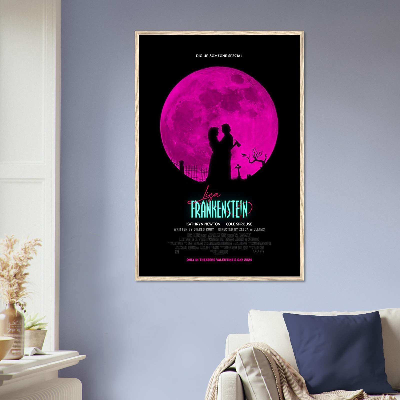 Lisa Frankenstein Movie Poster, Horror Movie Poster, Full-Size Poster ...