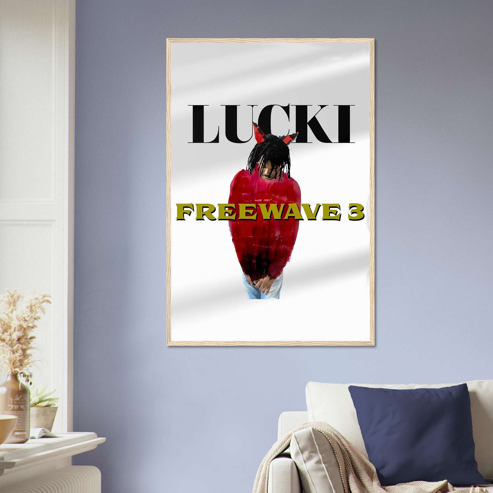 Lucki Rapper Poster, Freewave 3 Poster, Full-Size Poster, Ready to Hang ...