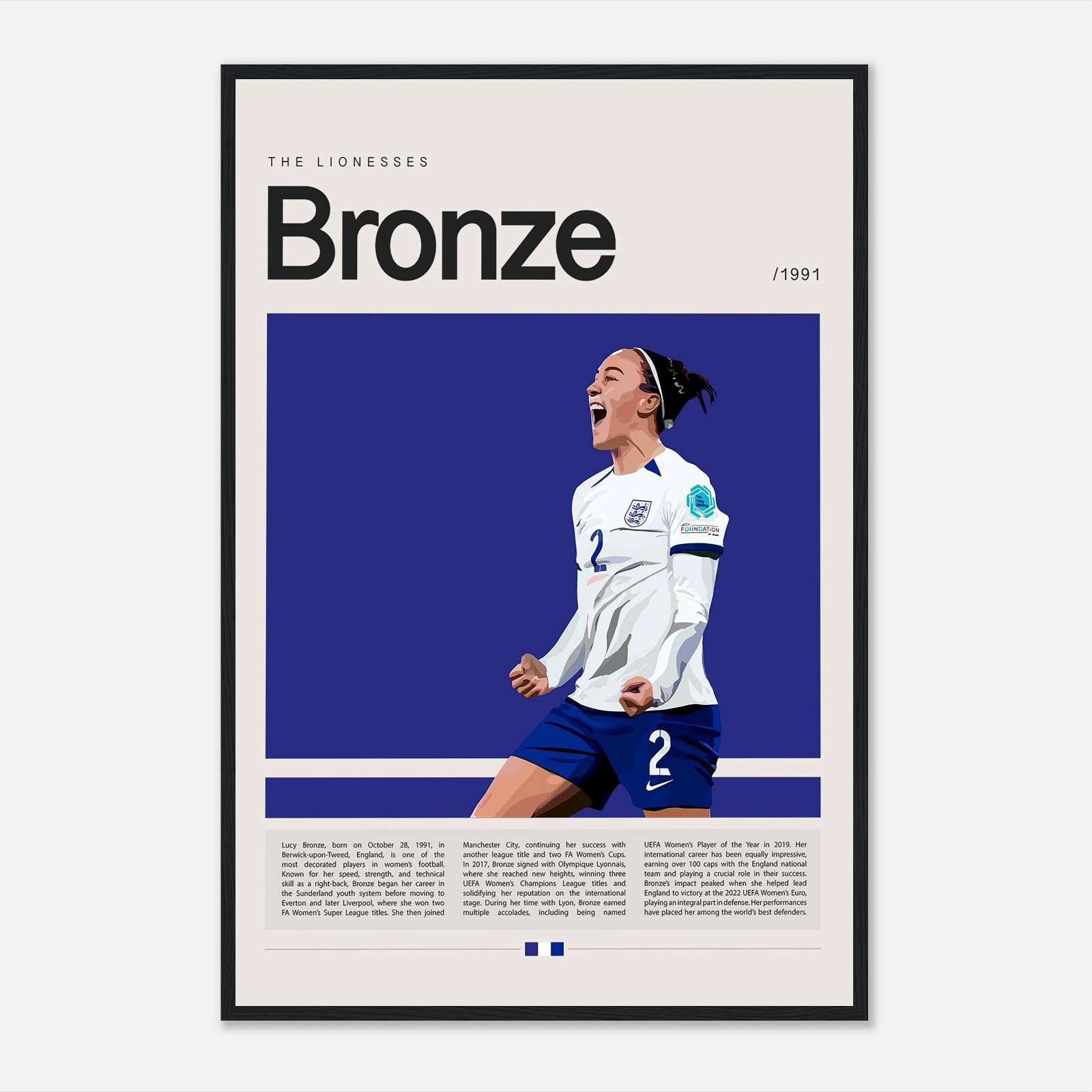 Lucy Bronze Poster, Football Poster, Sports Poster, Full-Size Poster ...