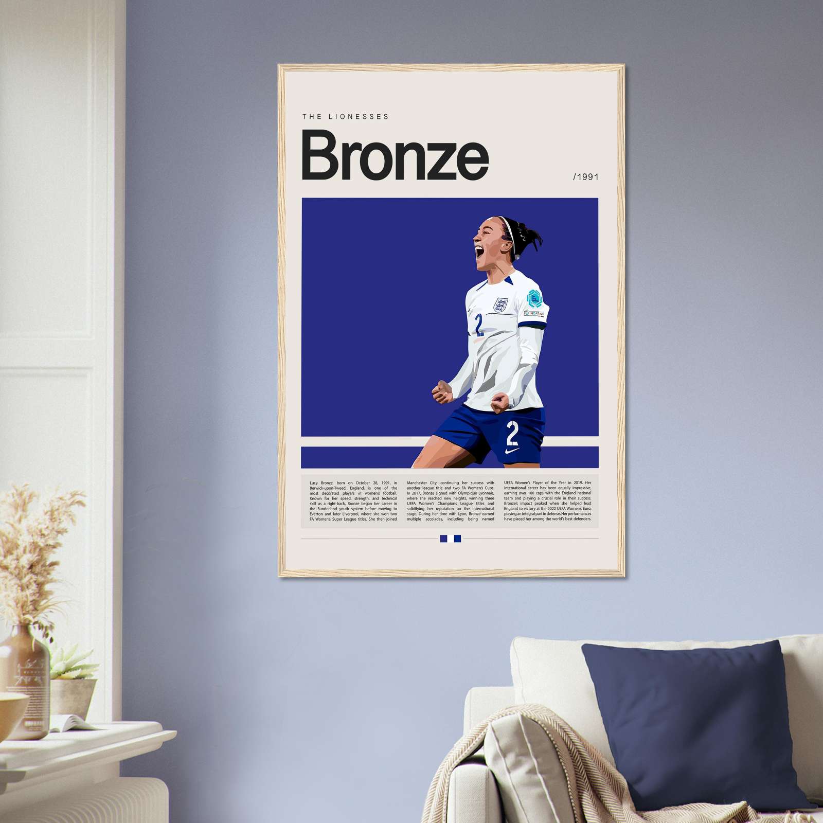 Lucy Bronze Poster, Football Poster, Sports Poster, Full-Size Poster ...
