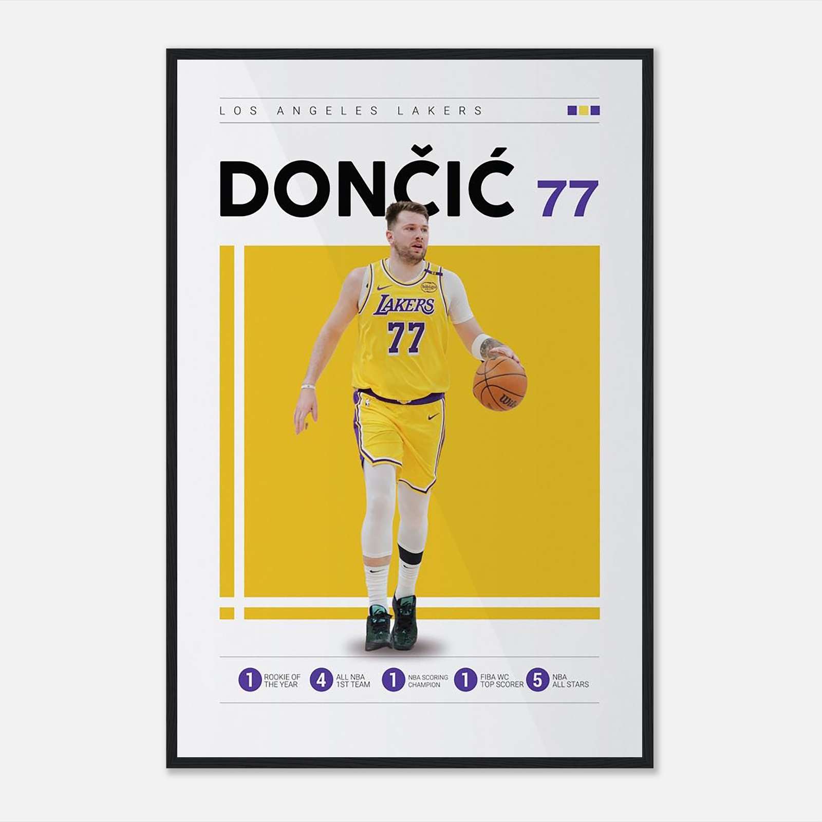 Luka Doncic Poster, Sports Poster, Full-Size Poster, Ready to Hang ...