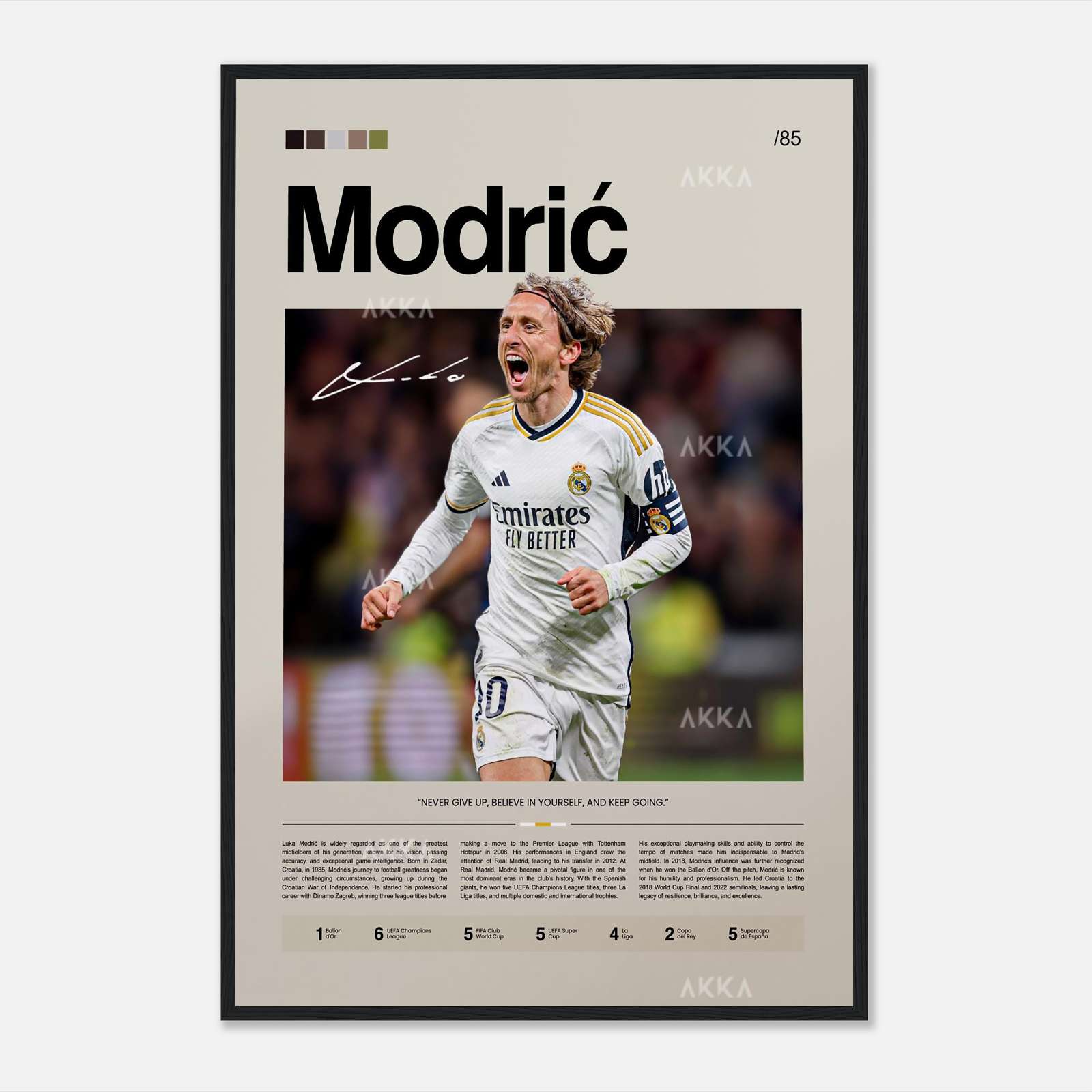 Luka Modric Poster, Football Player Poster, Football Poster, Sports ...