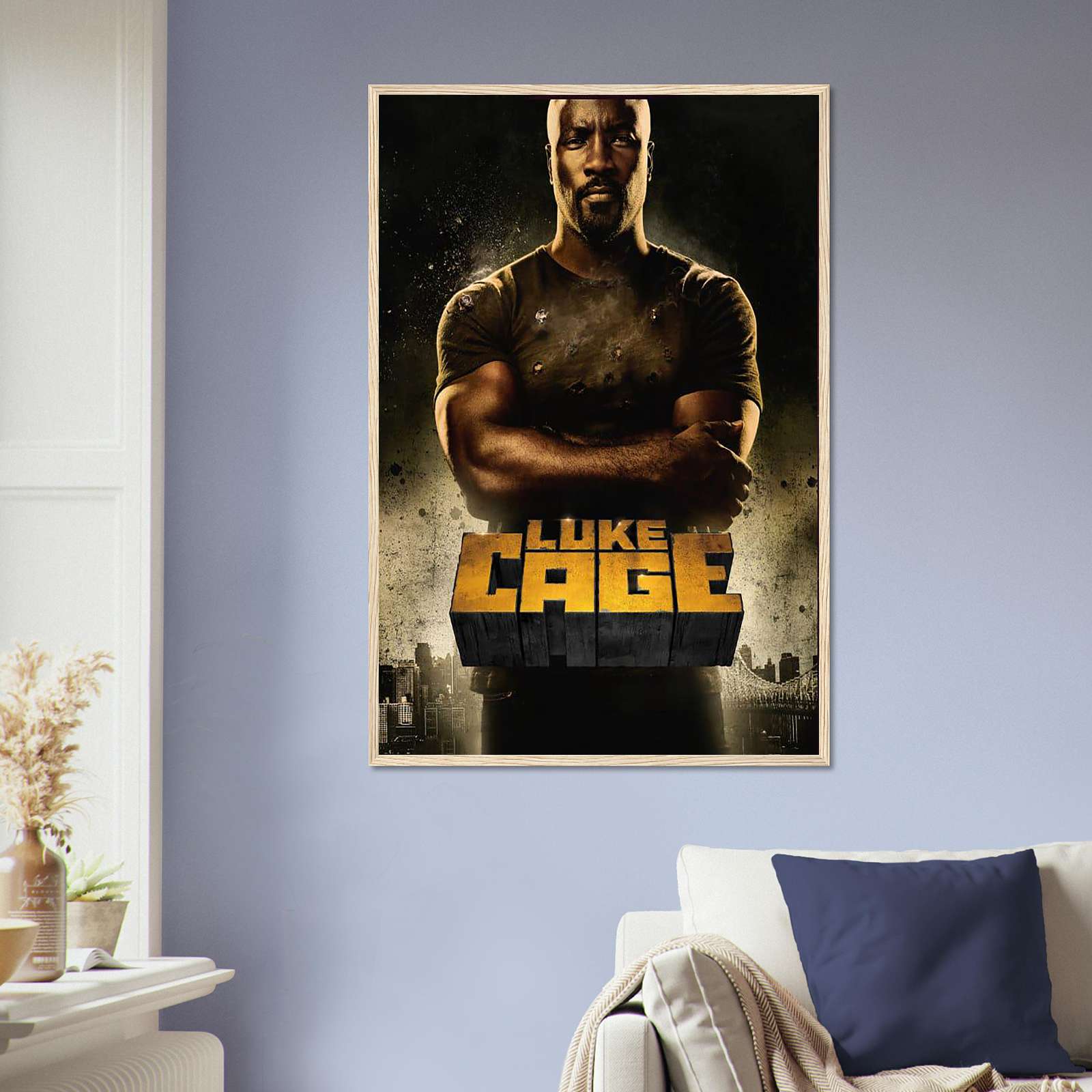 Luke Cage Tv Series Poster, Luke Cage Poster, Vintage Movie Poster ...