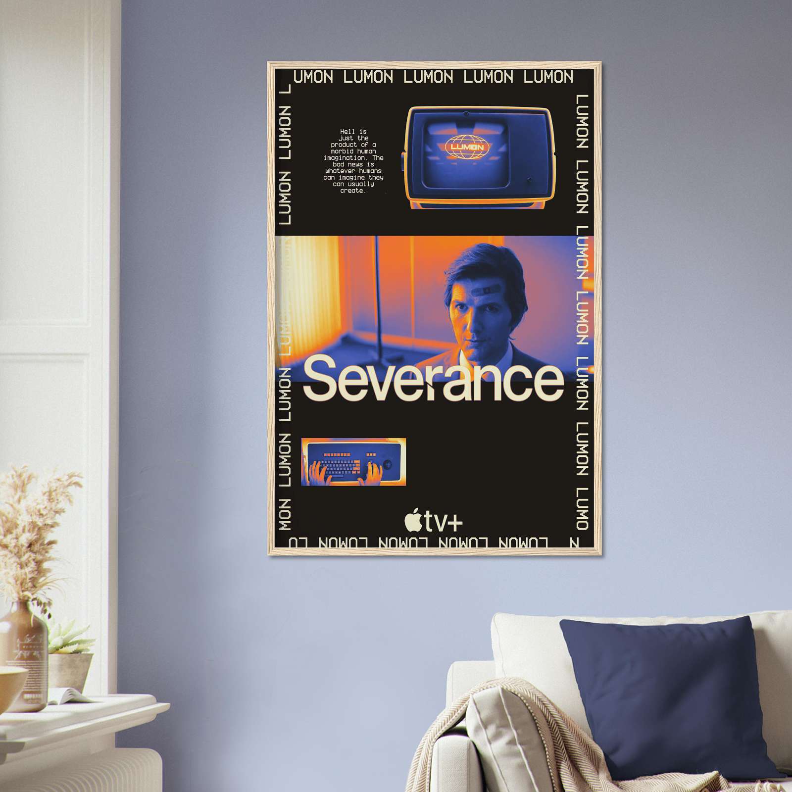 Lumon Break Room Poster Severance Tv Series Print, Hang In There Art ...