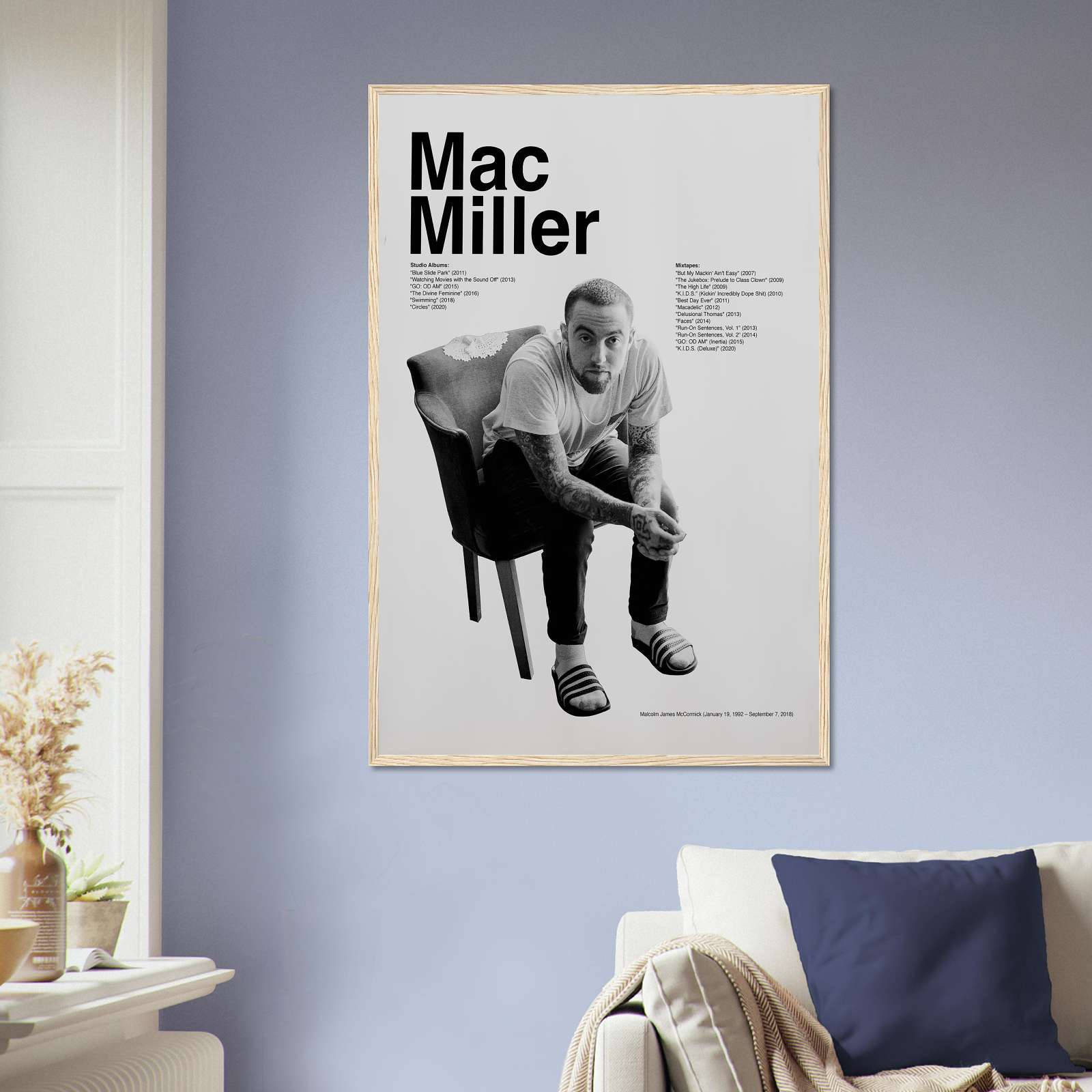 Mac Miller Poster, Full-Size Movie Poster, Ready to Hang - Citiesbox