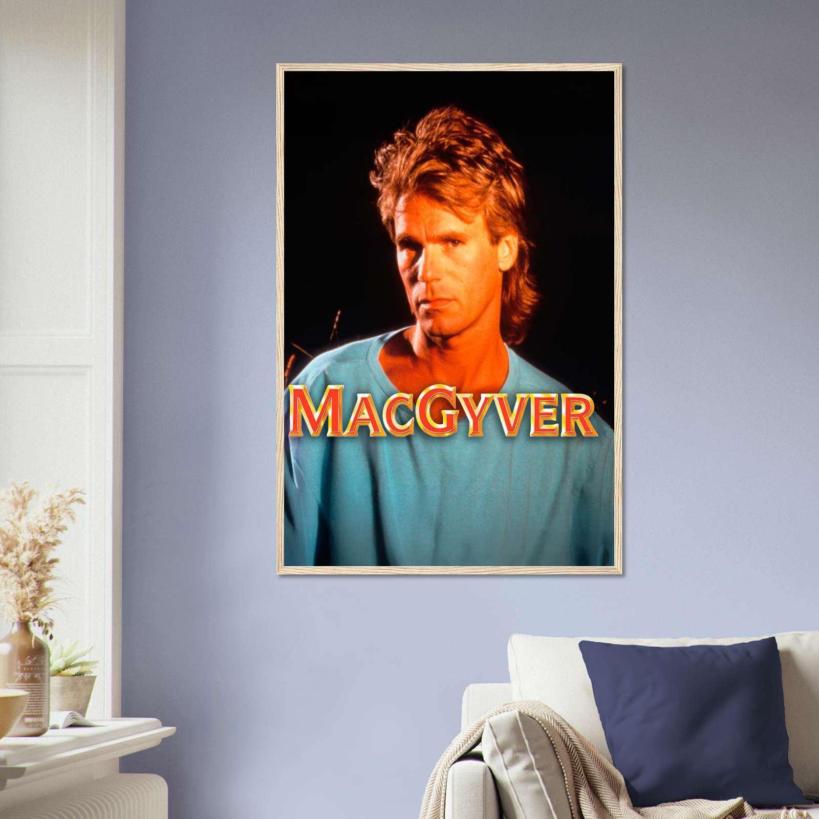 Macgyver Tv Series Poster, Macgyver Tv Show Poster, Cult Clasic Movie ...