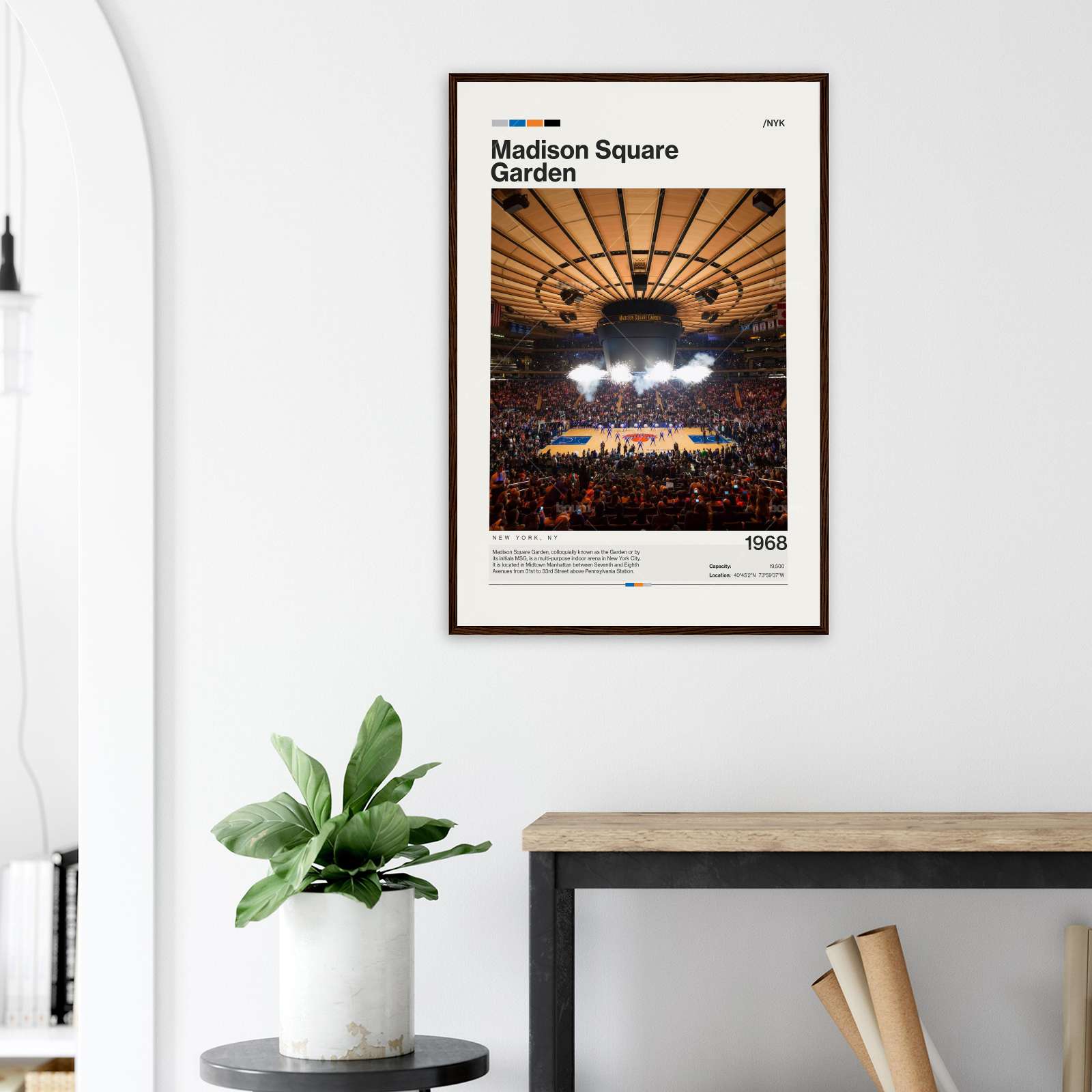 Madison Square Garden Poster, Stadium Poster, Sports Poster, Full-Size ...