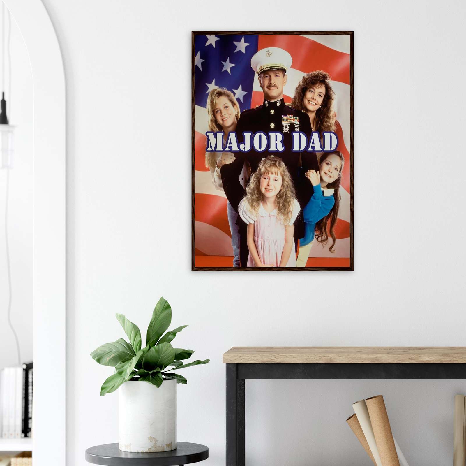 Major Dad Tv Series Poster, Vintage Tv Series Poster, Full-Size Poster ...