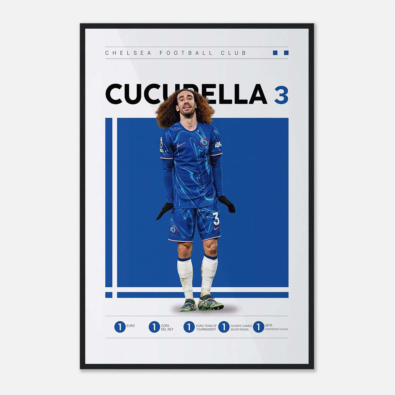 Marc Cucurella Poster, Football Poster, Football Player Poster, Full ...