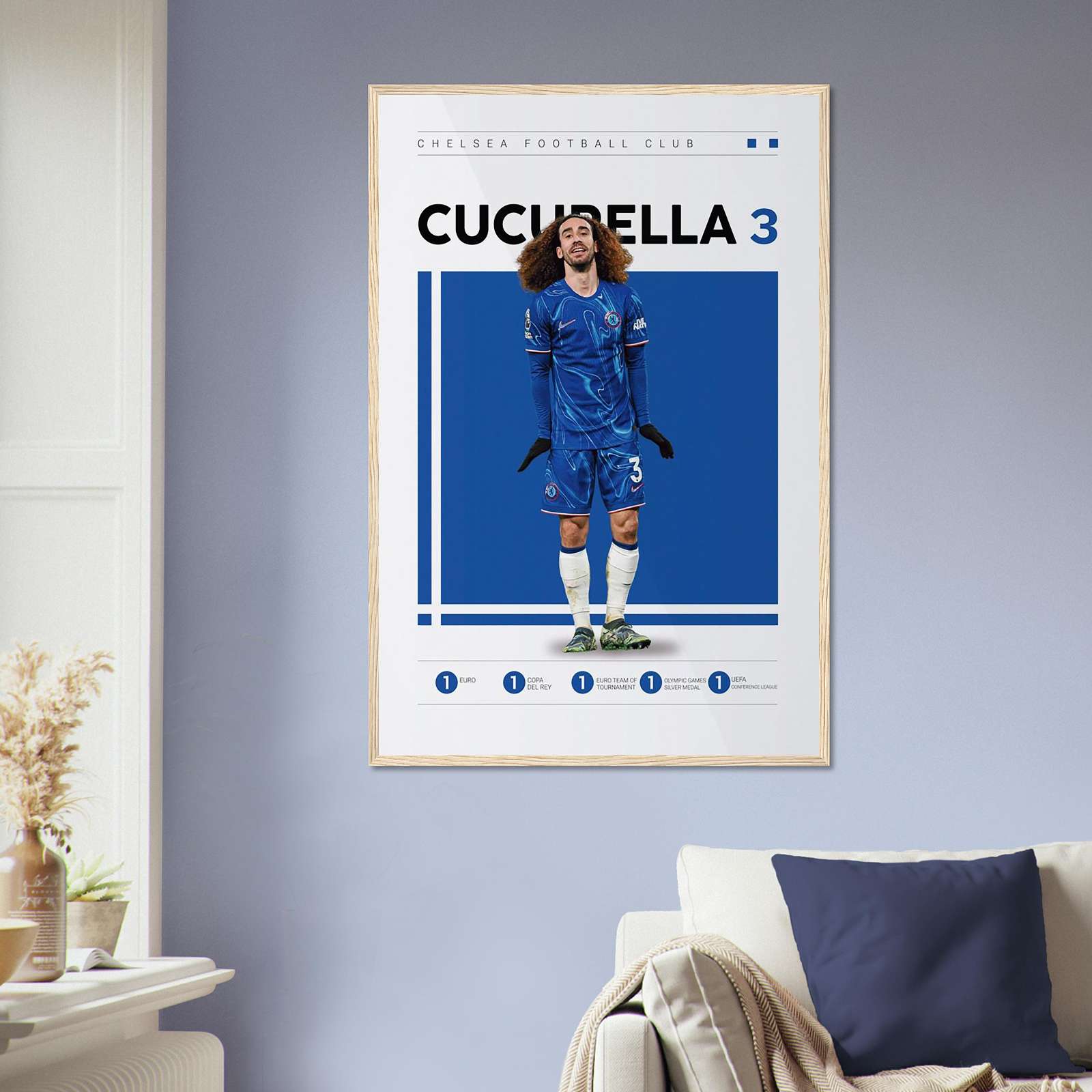 Marc Cucurella Poster, Football Poster, Football Player Poster, Full ...