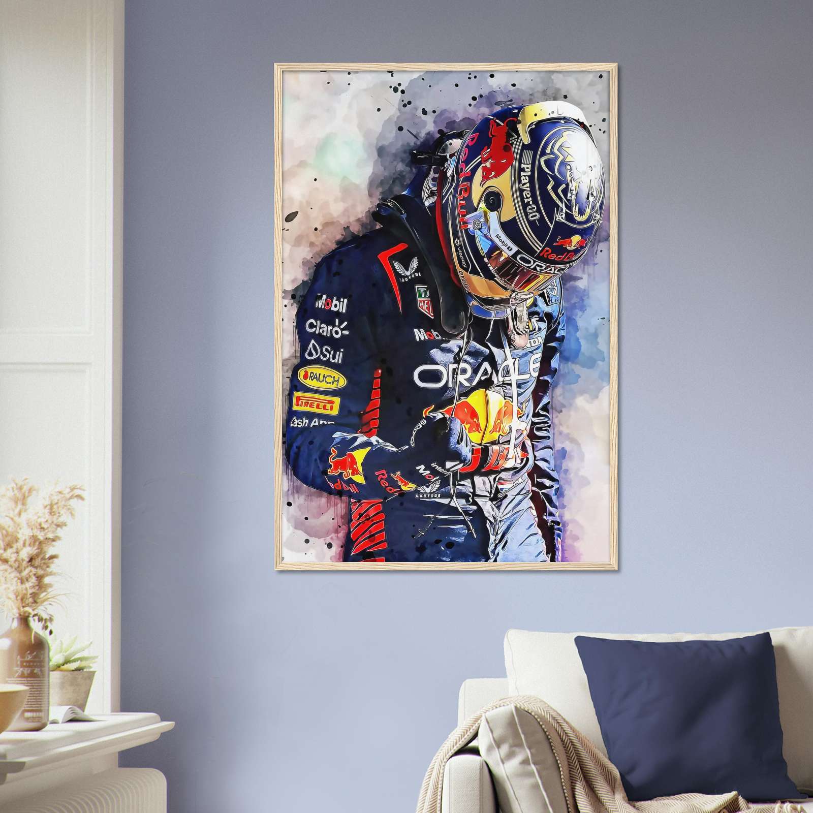 Max Verstappen Poster, Formula 1 Driver Print, Motorsport Decor For ...