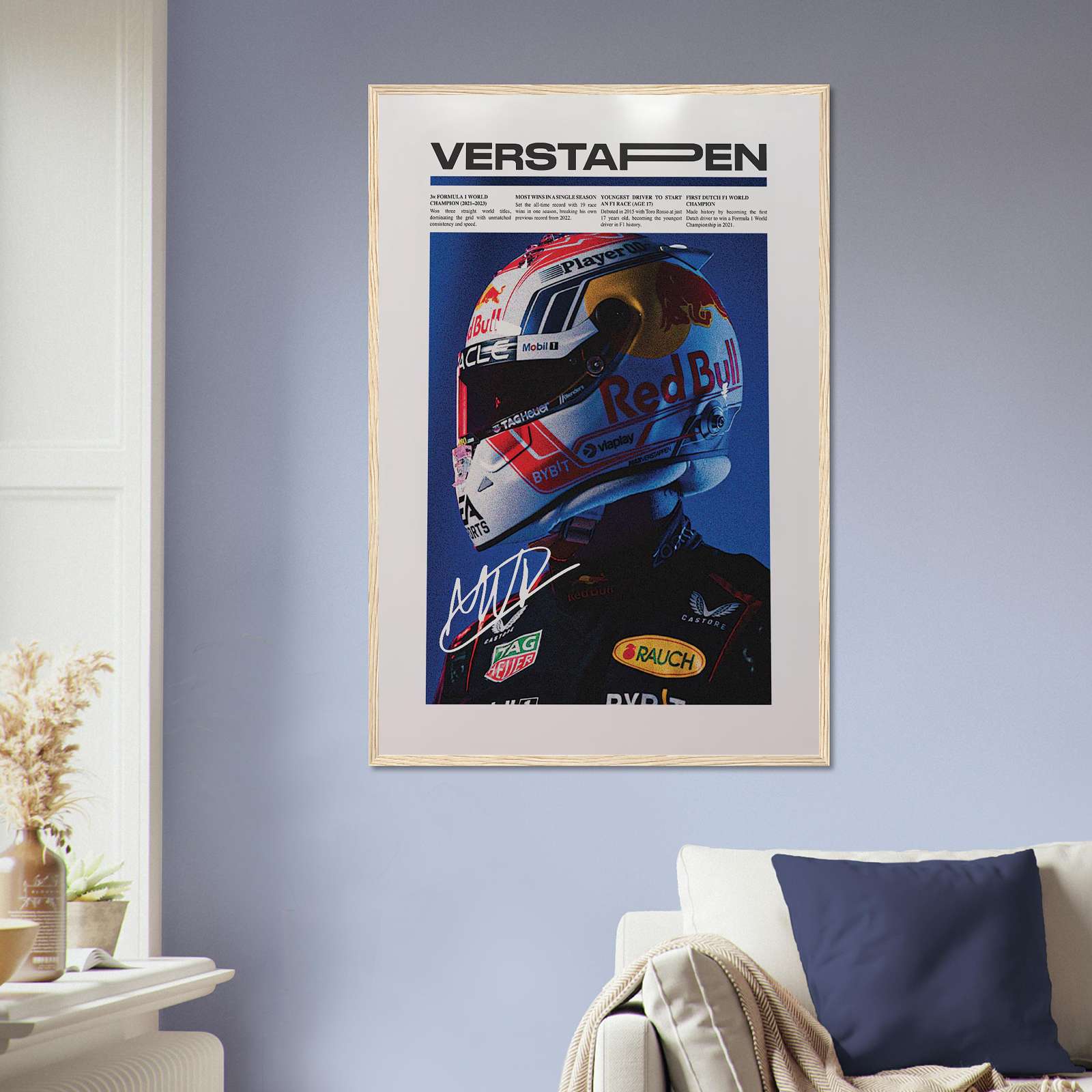 Max Verstappen Poster, Racing Poster, Sports Poster, Full-Size Poster ...