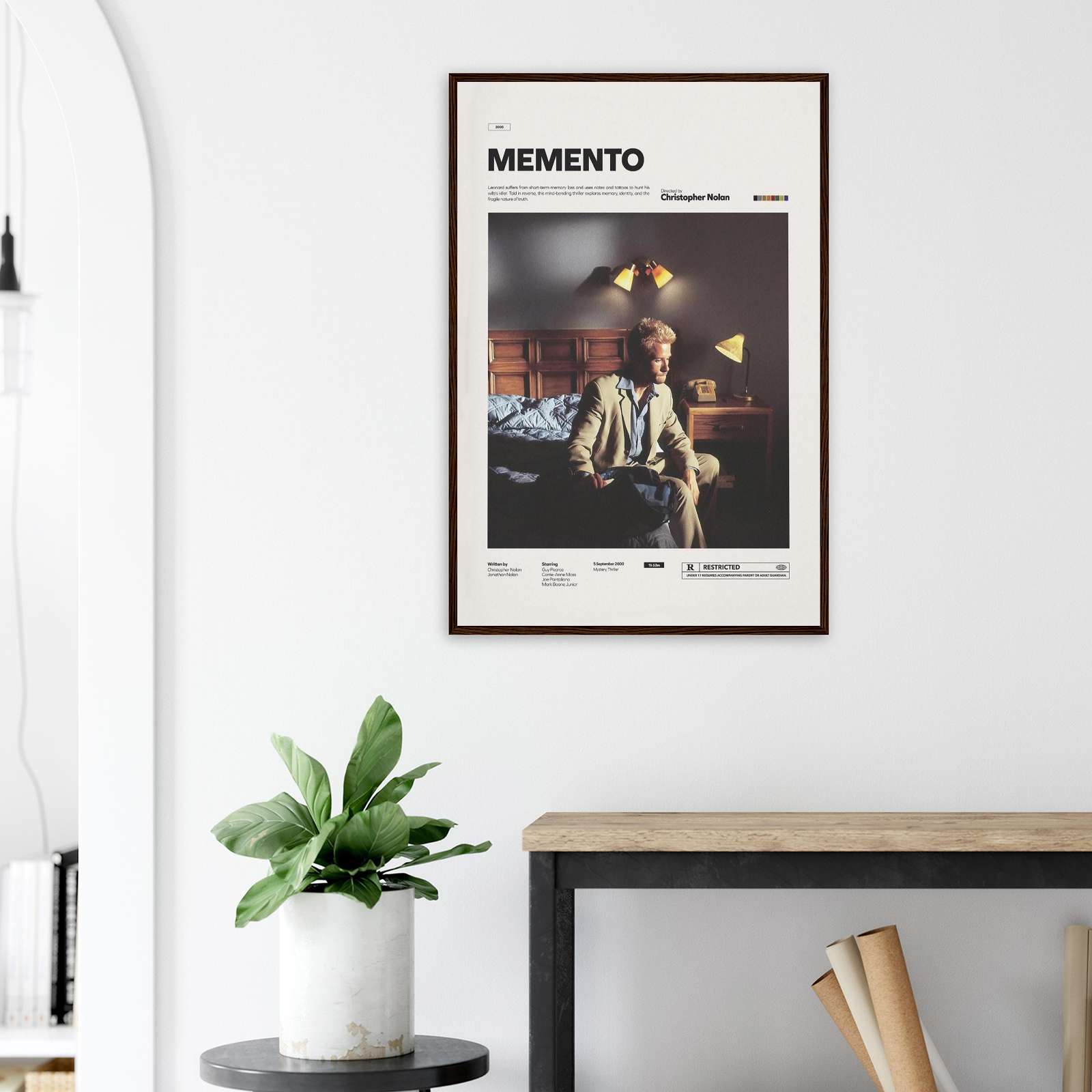 Memento Movie Poster, Memento Film Poster, Classic Movie Poster, Full ...