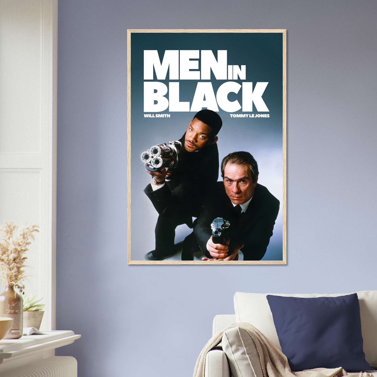 Men In Black Poster, Retro Movie Poster, Film Poster Movie Lovers Gift ...