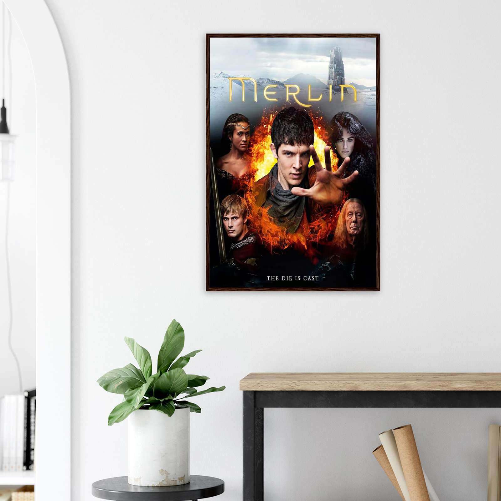 Merlin Tv Series Poster, Merlin Tv Show Poster, Vintage Movie Poster ...