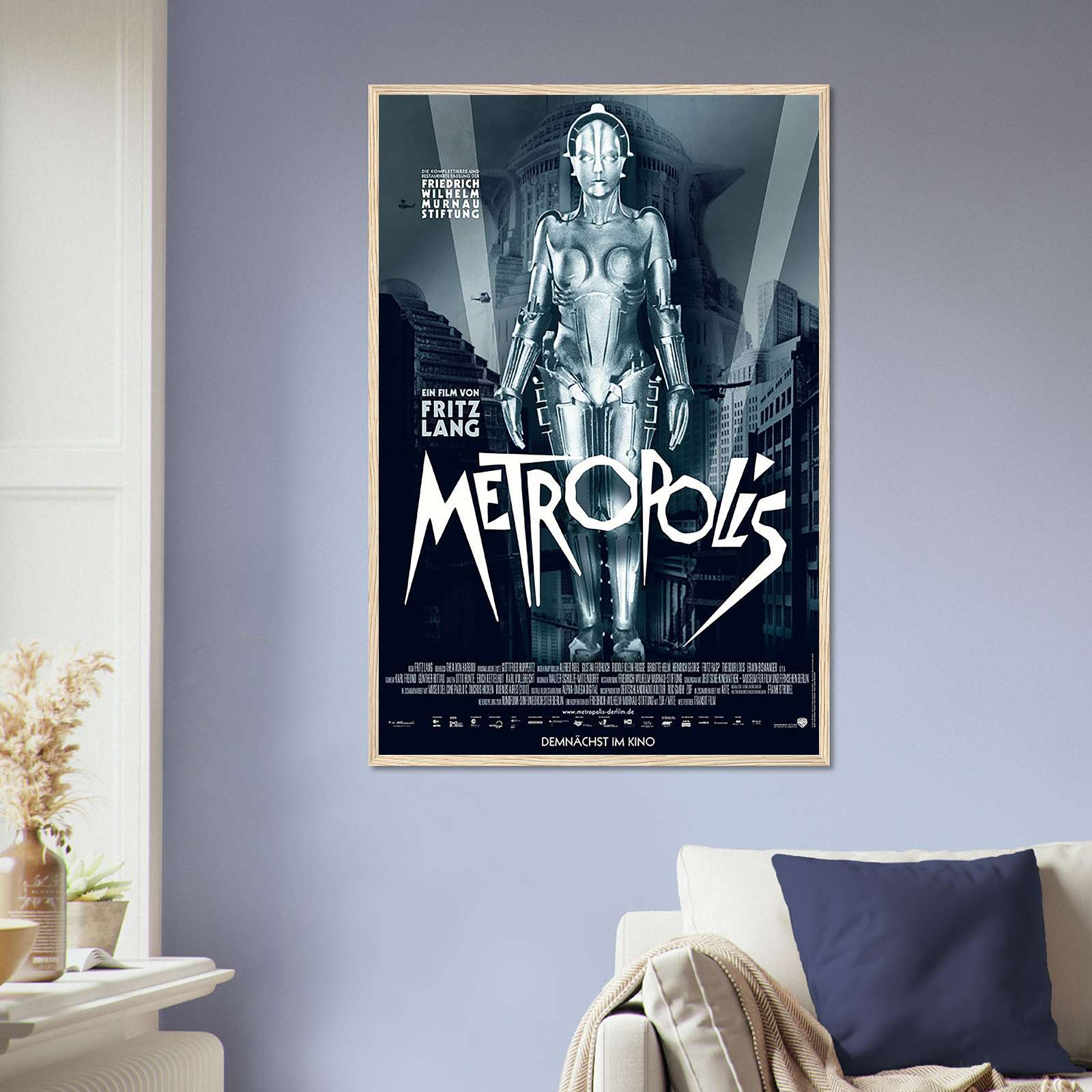 Metropolis Movie Poster, Sci Fi Movie Poster, Vintage Movie Poster, Full-Size Poster, Ready to ...