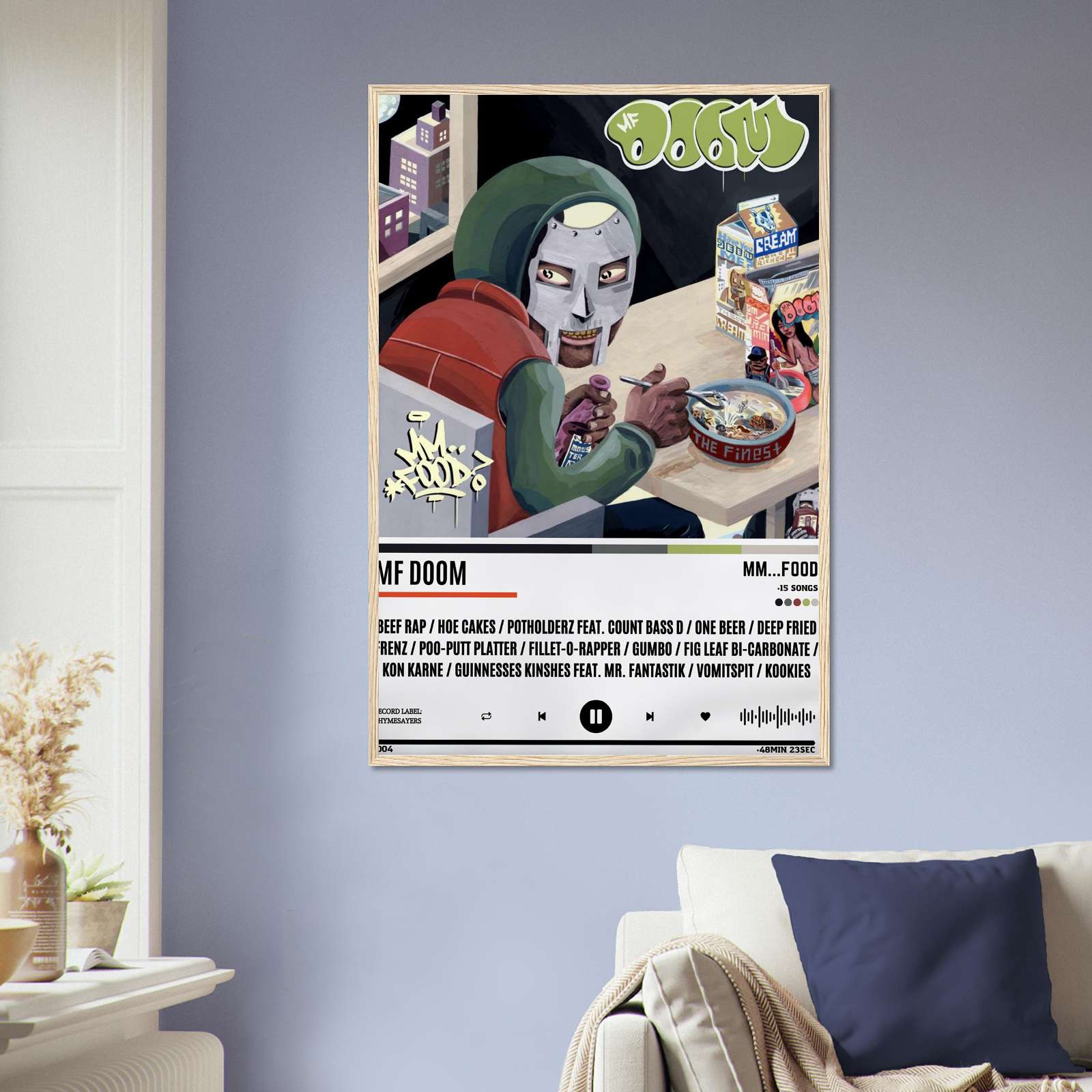 Mf Doom Poster, Rapper Poster 3, Full-Size Poster, Ready to Hang ...