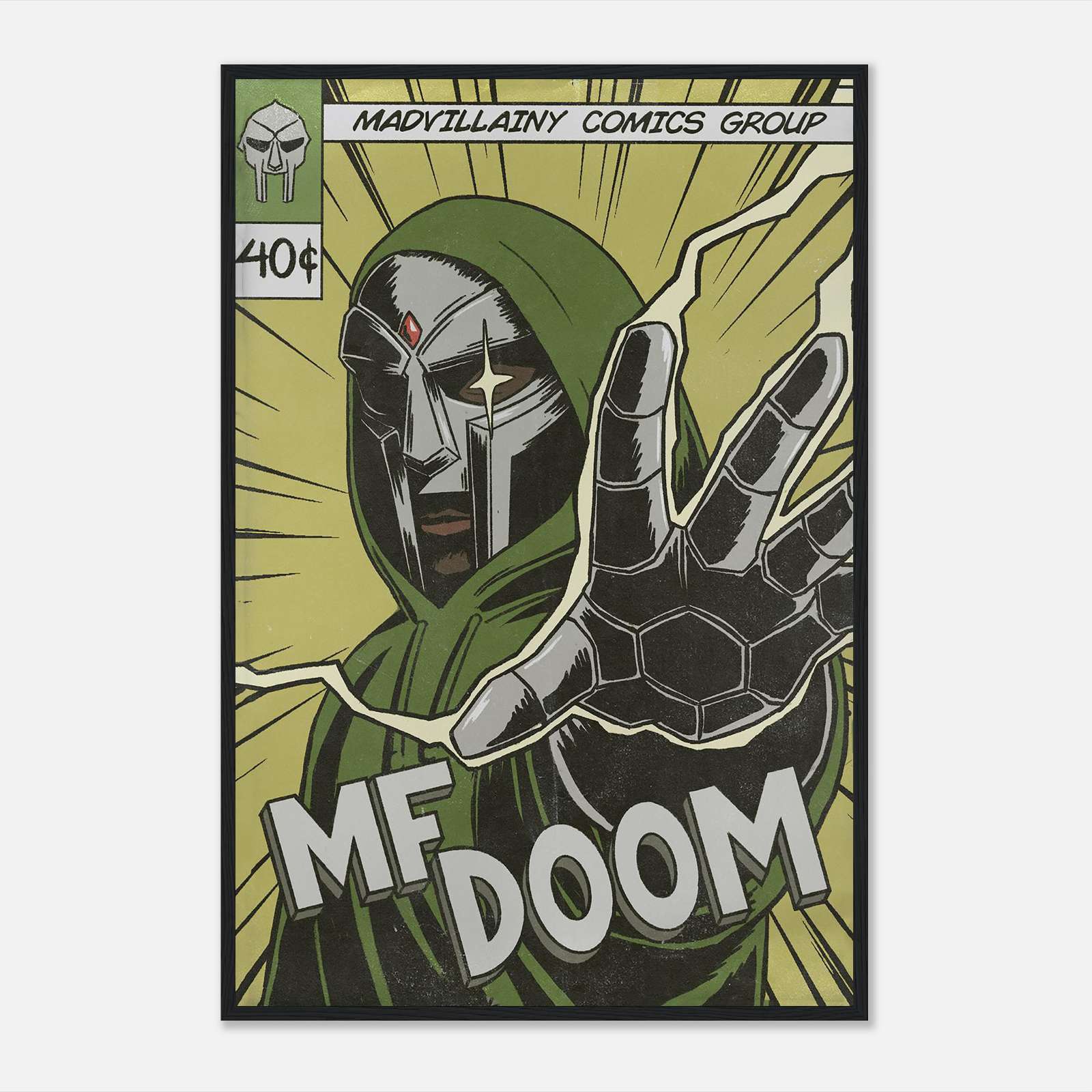 Mf Doom Poster, Rapper Poster, Full-Size Poster, Ready to Hang - Citiesbox