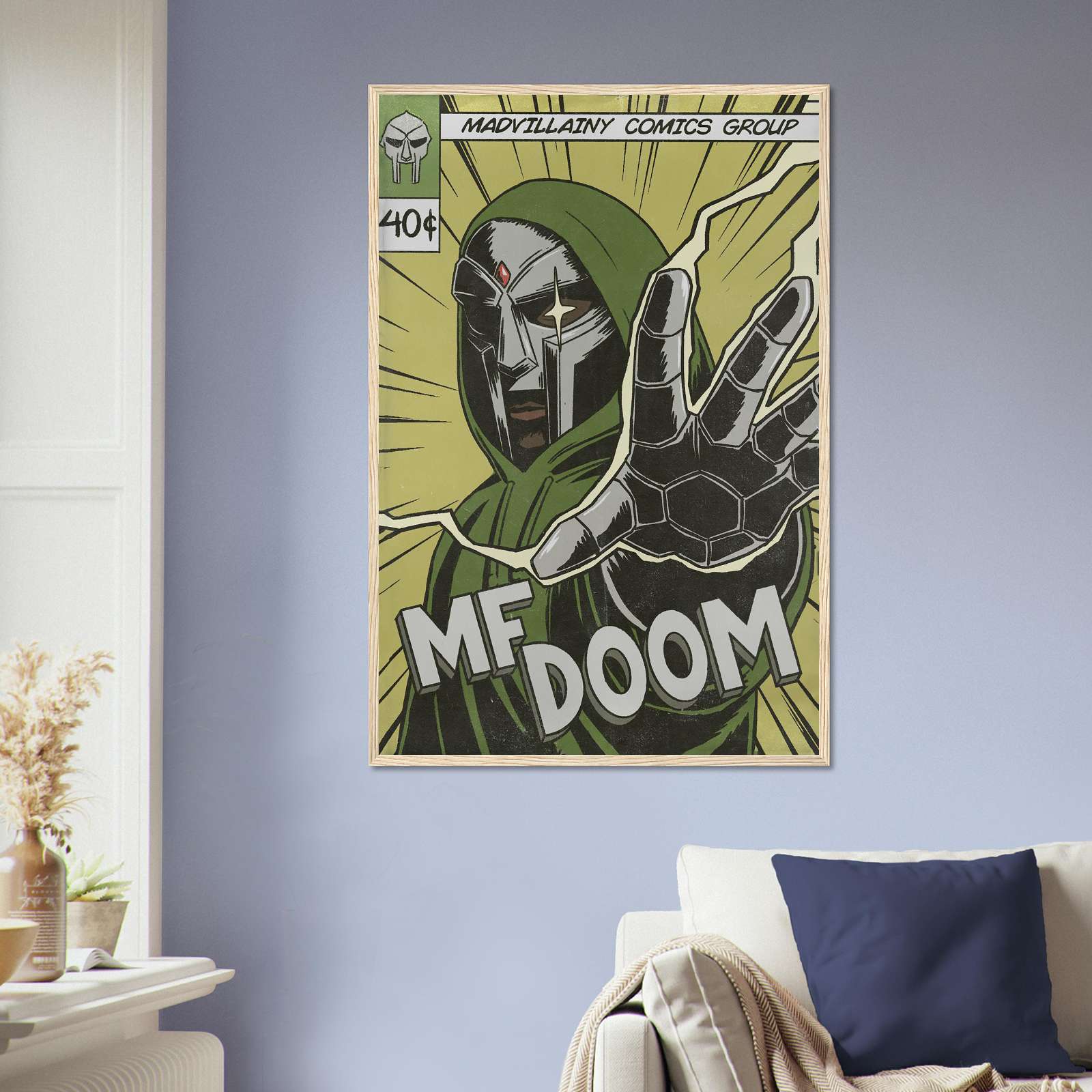 Mf Doom Poster, Rapper Poster, Full-Size Poster, Ready to Hang - Citiesbox
